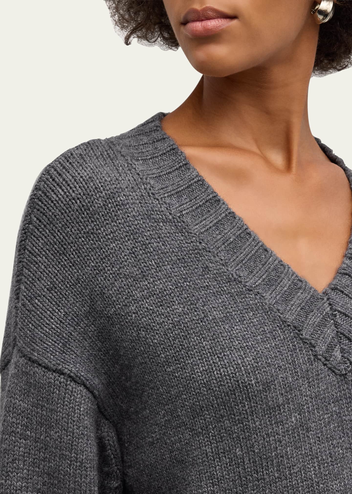 FRAME Chunky Wool-Cashmere Sweater - Bergdorf Goodman
