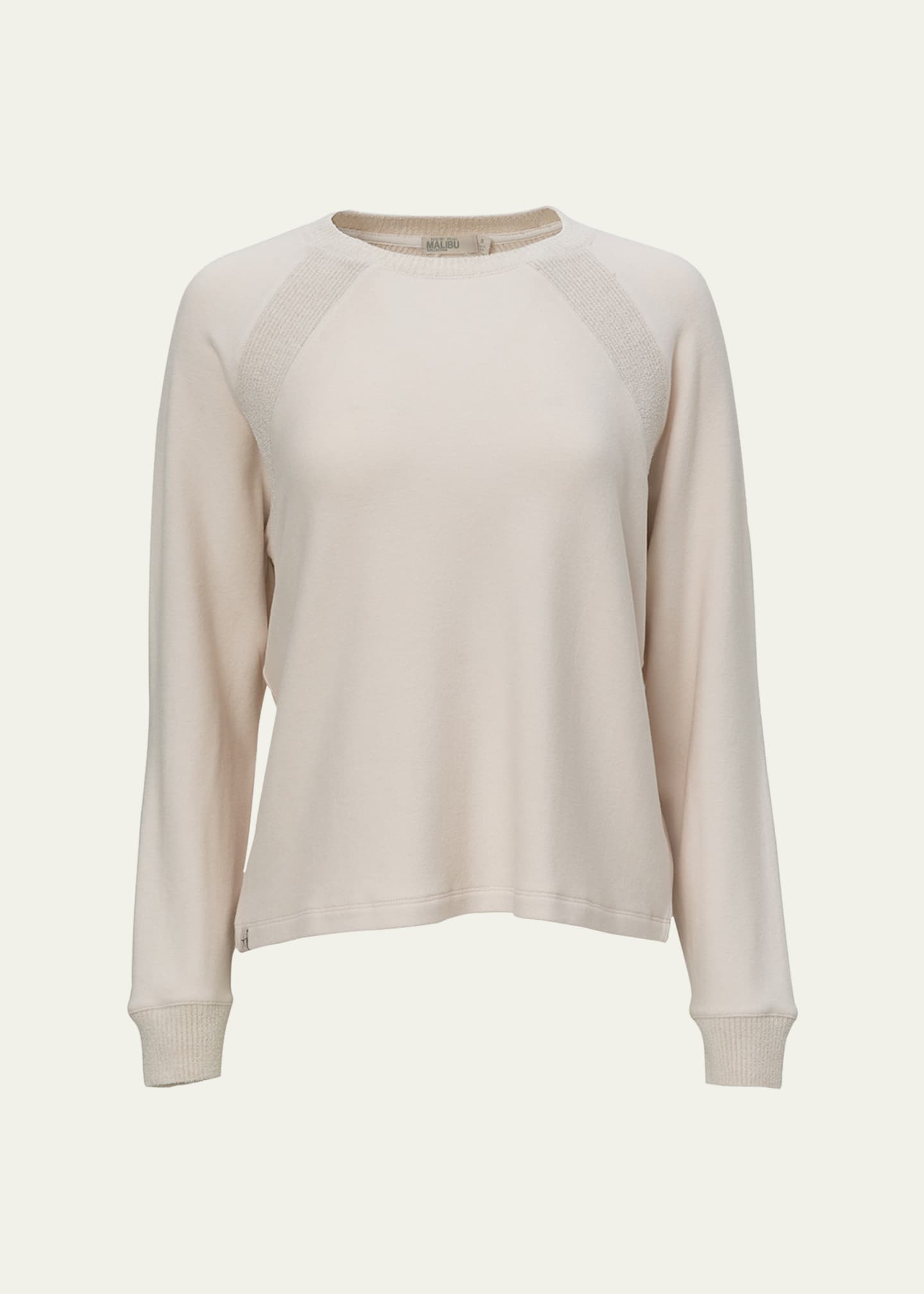 Barefoot Dreams Malibu Collection Brushed Fleece Sweater - Bergdorf Goodman