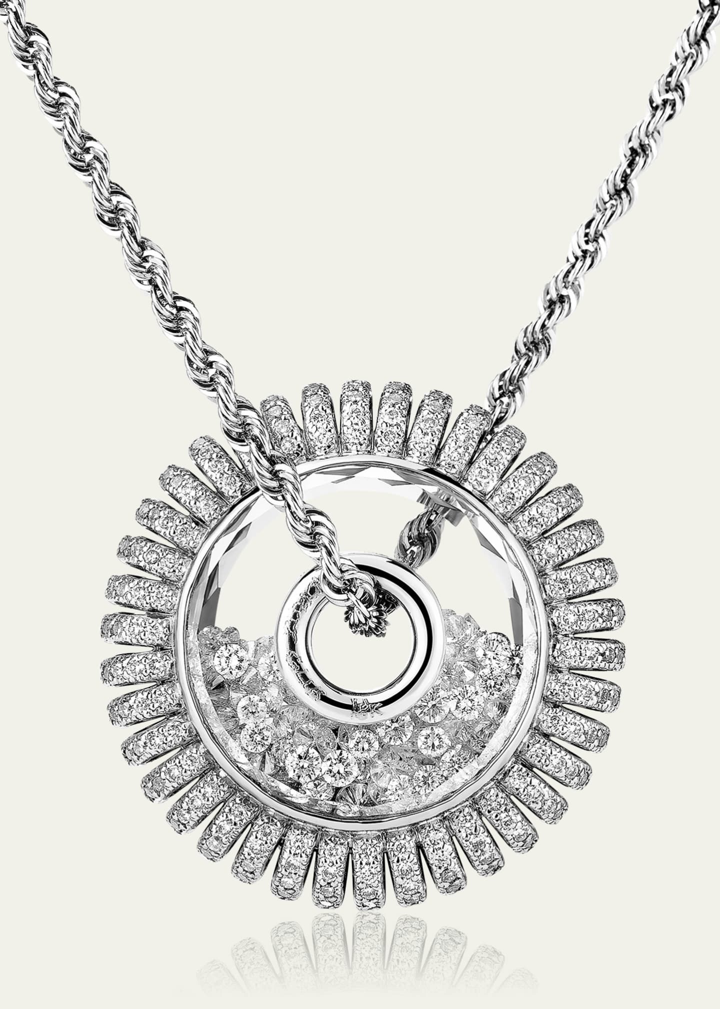 Moritz Glik Mola Roda Full Pave Kaleidoscope Shaker Necklace with Diamonds - Bergdorf Goodman