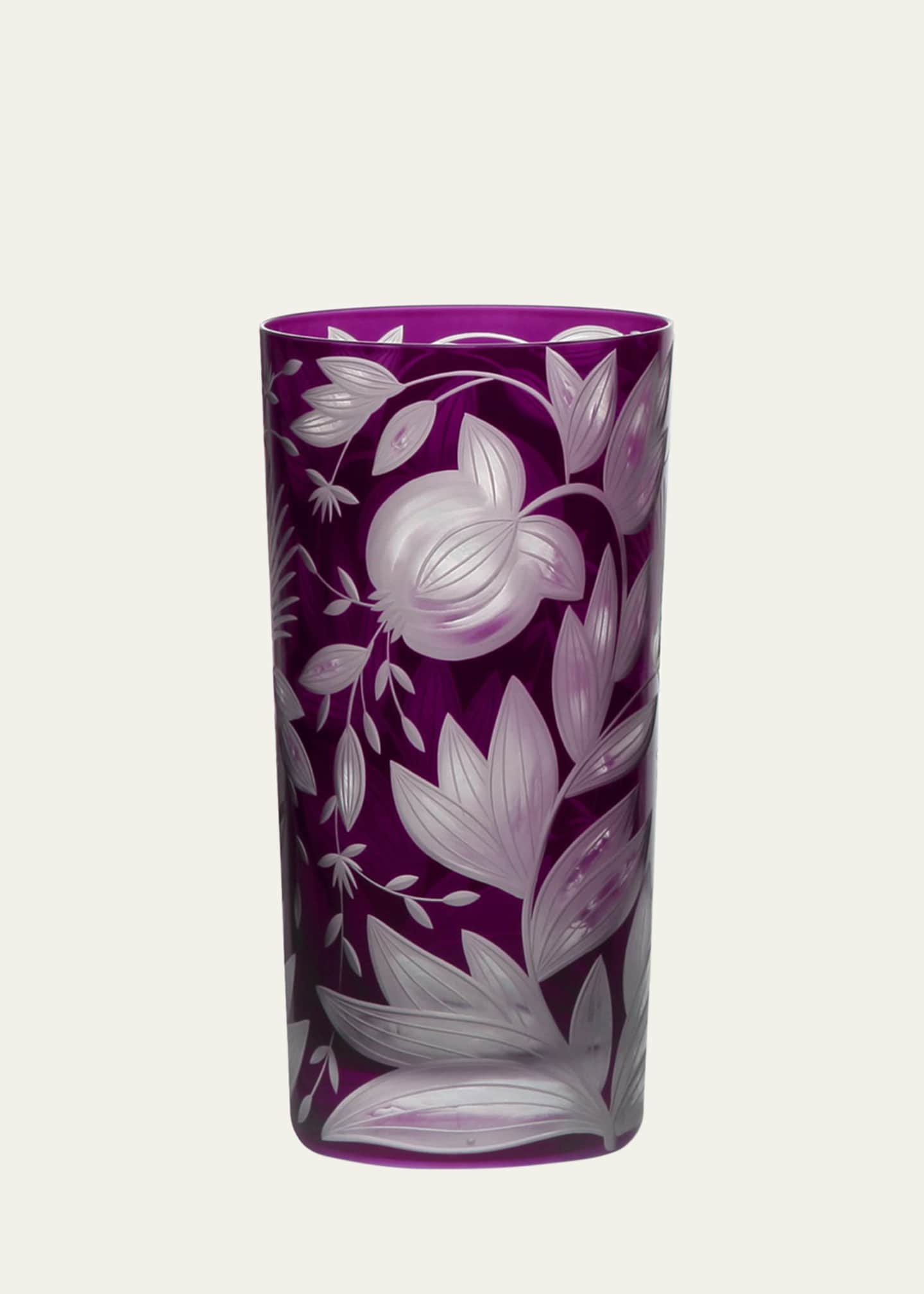 Artel Verdure Purple Crystal Highball Glass, 17.5 oz. - Bergdorf Goodman