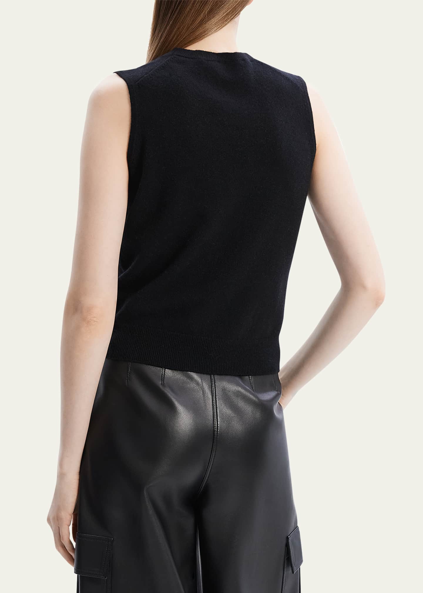 Theory Cashmere Knit Shell Top - Bergdorf Goodman