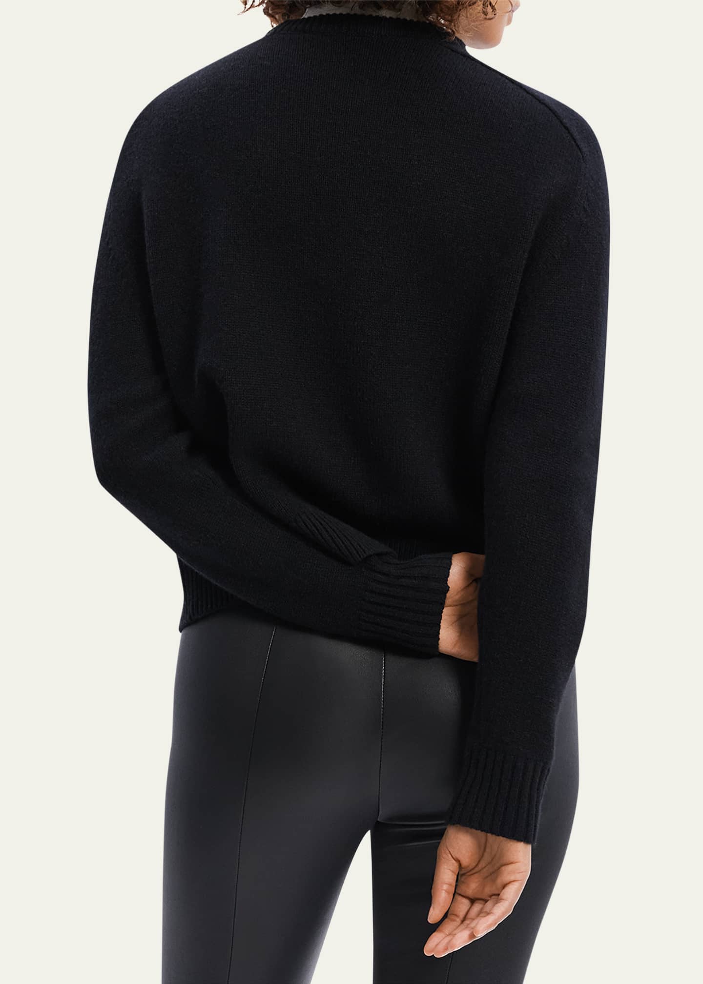 Theory Cashmere Cropped Crewneck Sweater - Bergdorf Goodman
