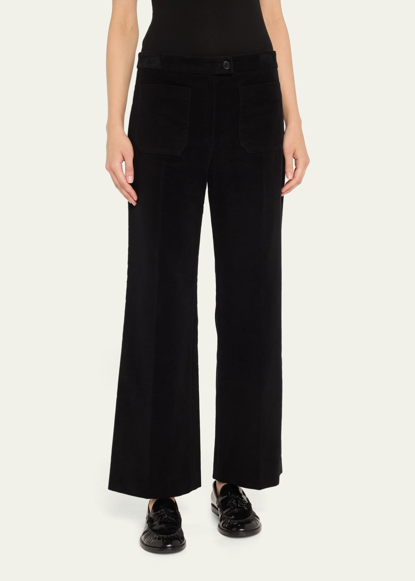 THE ROW Aline Straight Leg Pants - Bergdorf Goodman