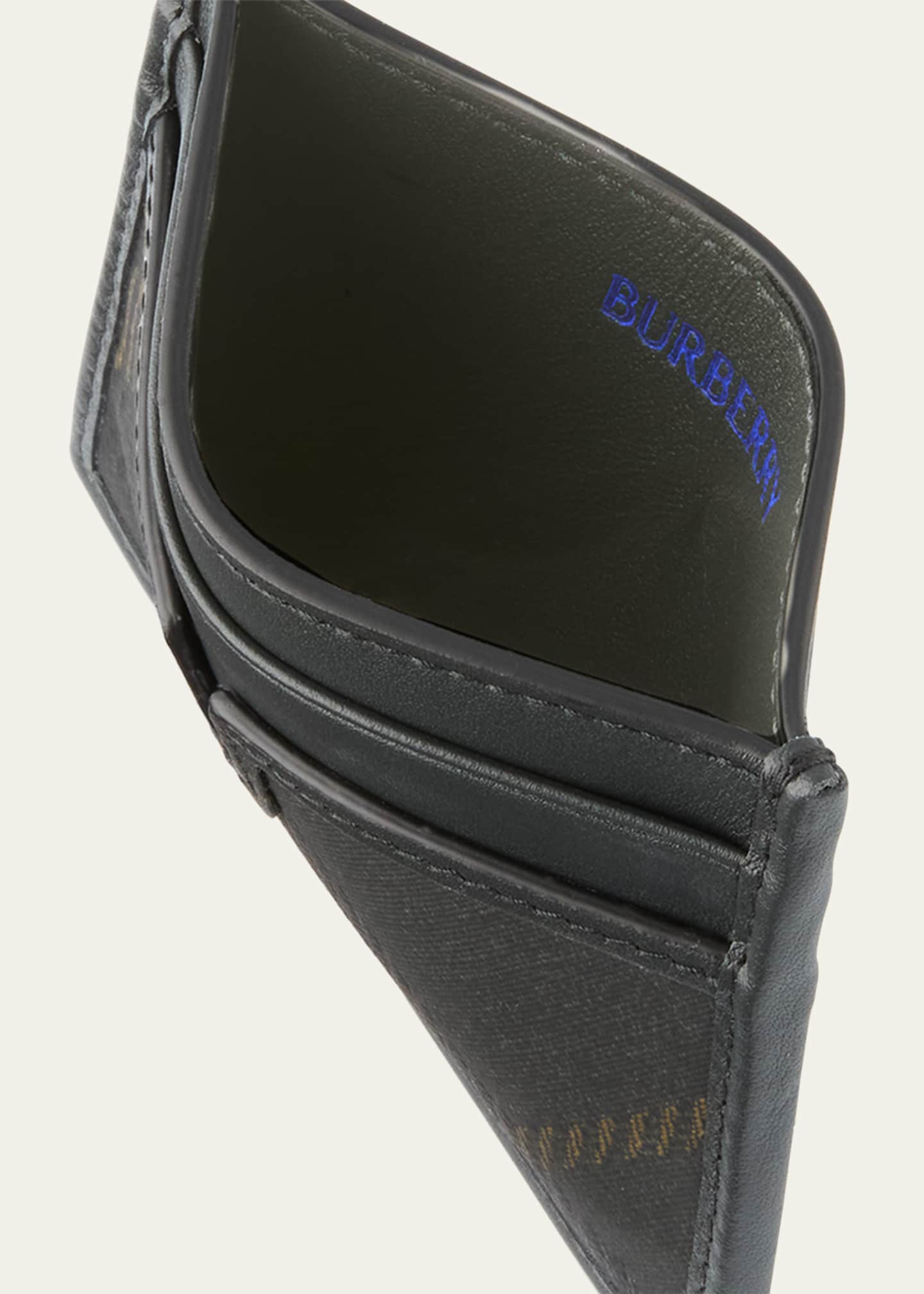 Burberry Men's Sandon Check Card Case - Bergdorf Goodman