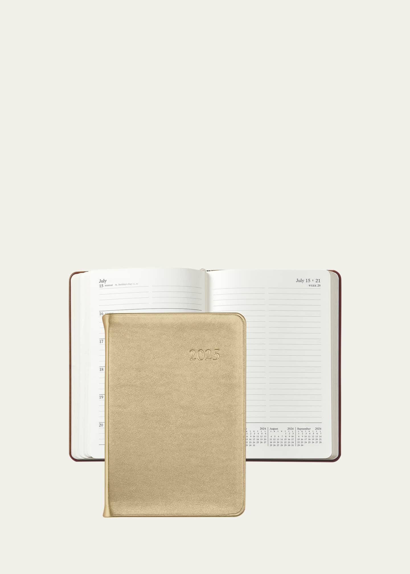 Graphic Image 2025 Leather Weekly Notebook - Bergdorf Goodman