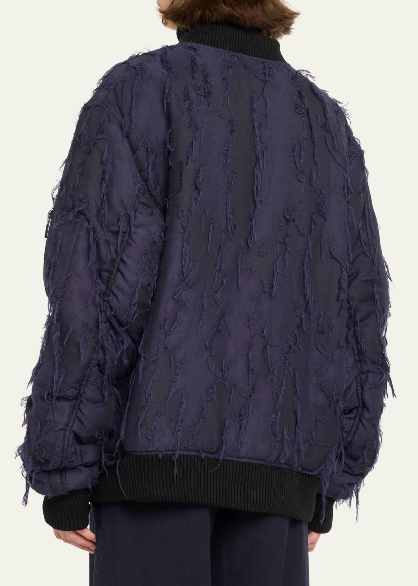 Jason Wu Collection Fray Jacquard Bomber Jacket - Bergdorf Goodman
