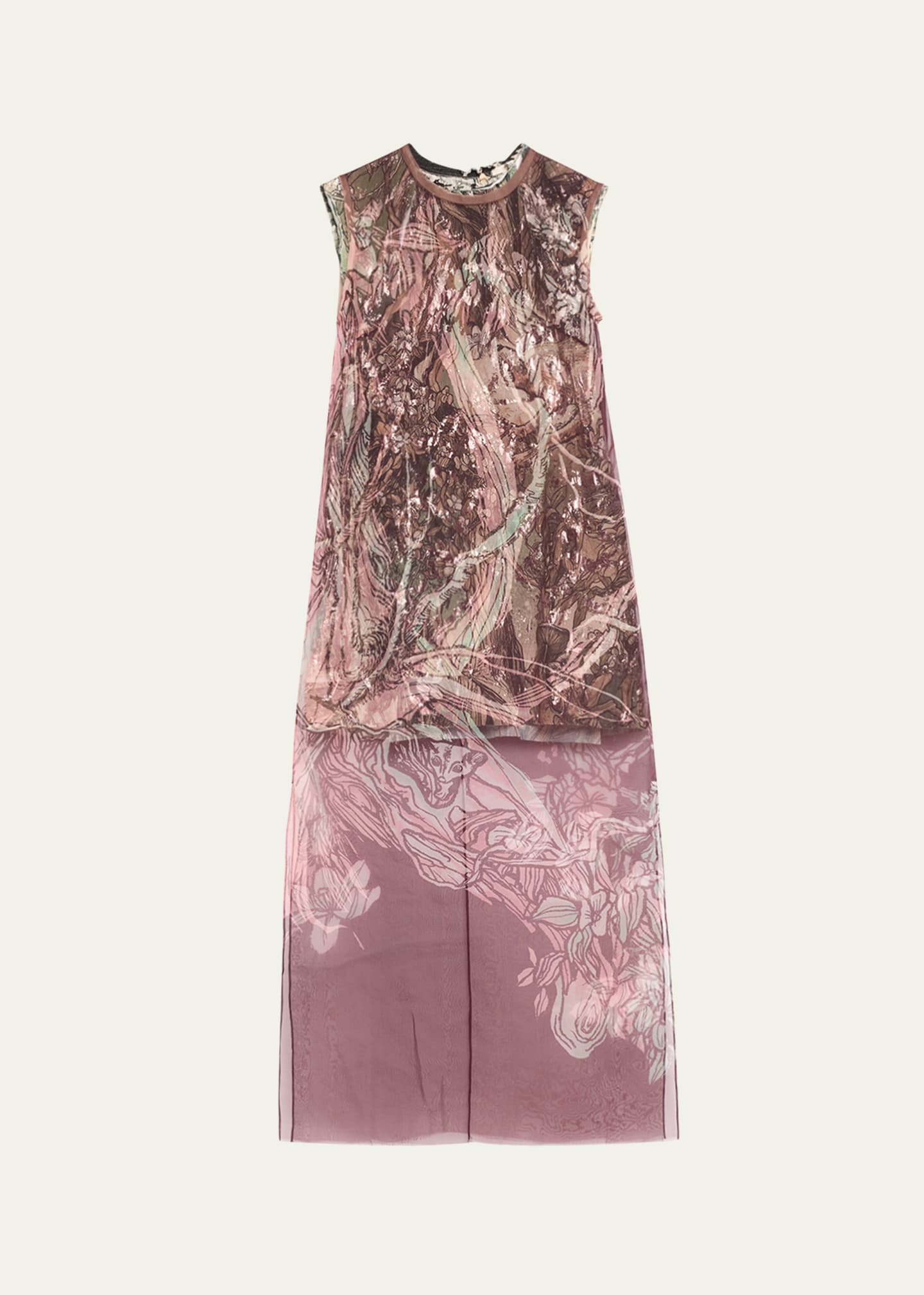 Jason Wu Collection Floral Organza Sheath Dress - Bergdorf Goodman