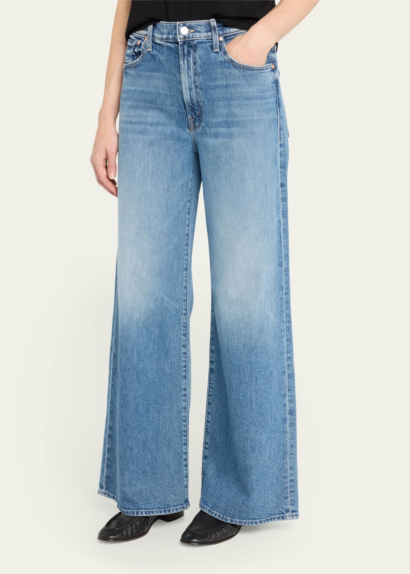 MOTHER The Ditcher Roller Zip Skimp Jeans - Bergdorf Goodman