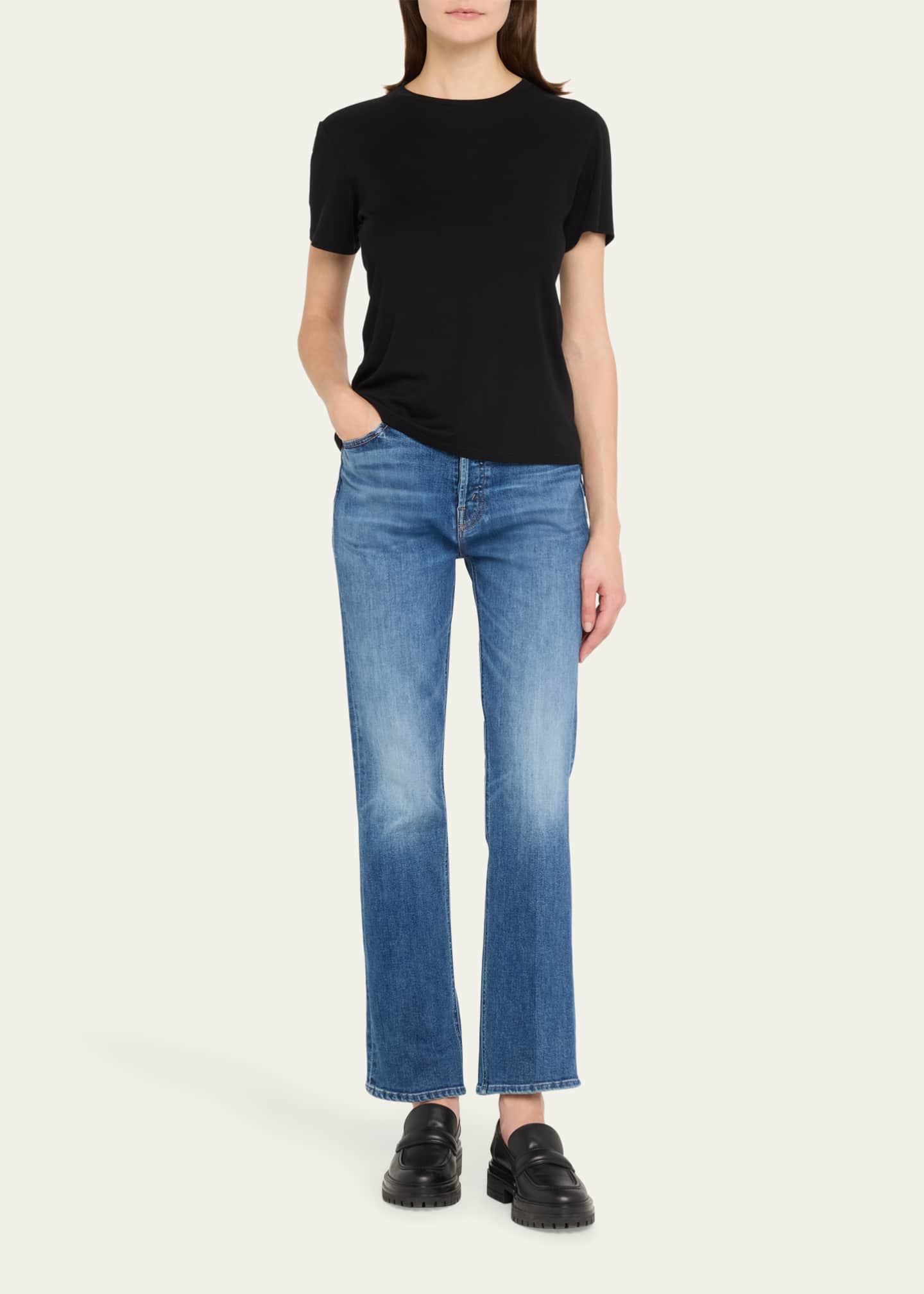 MOTHER The Tripper Flood Jeans - Bergdorf Goodman