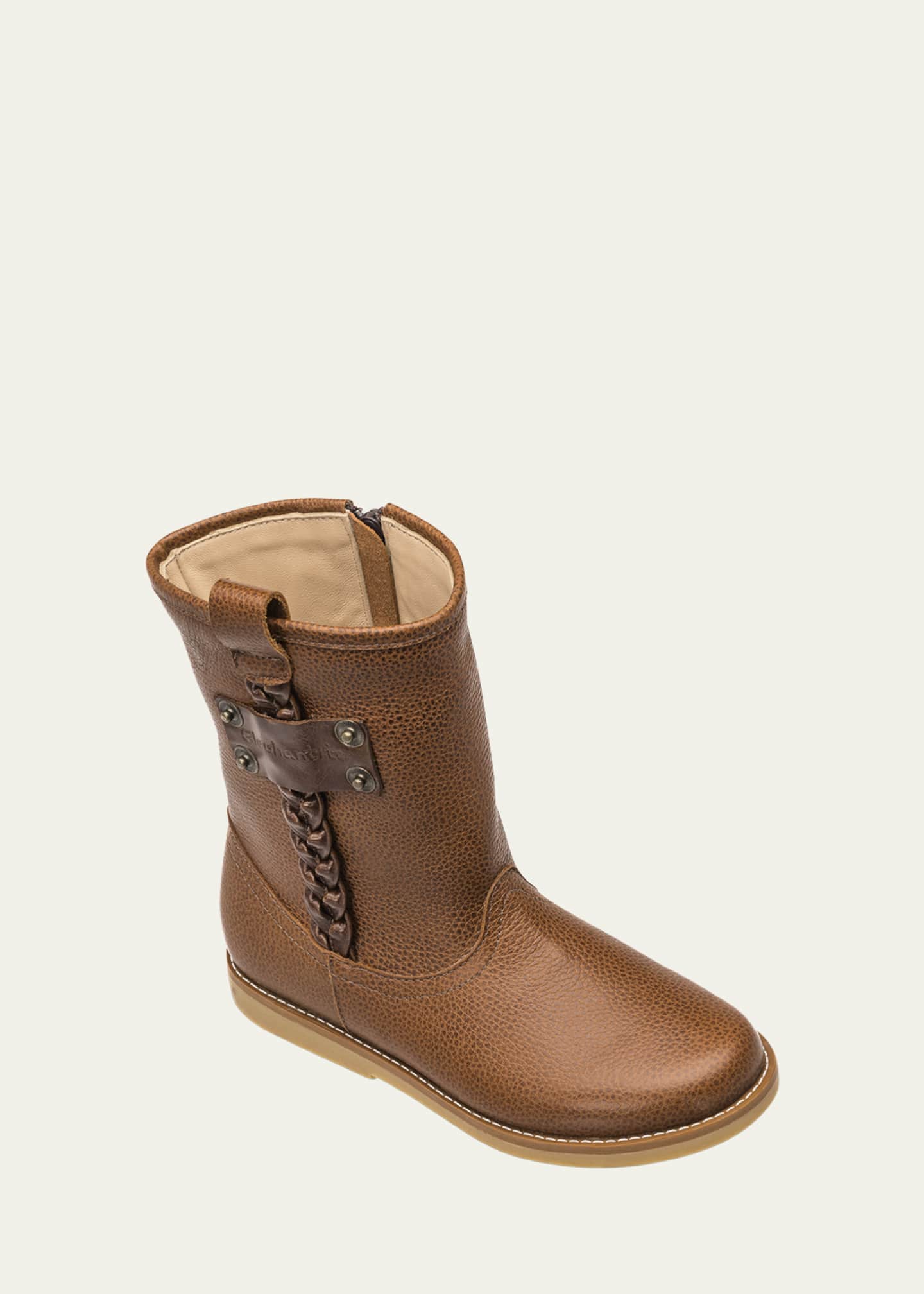Elephantito Girl's Weaved Calfskin Boots, Baby/Toddler/Kids - Bergdorf ...
