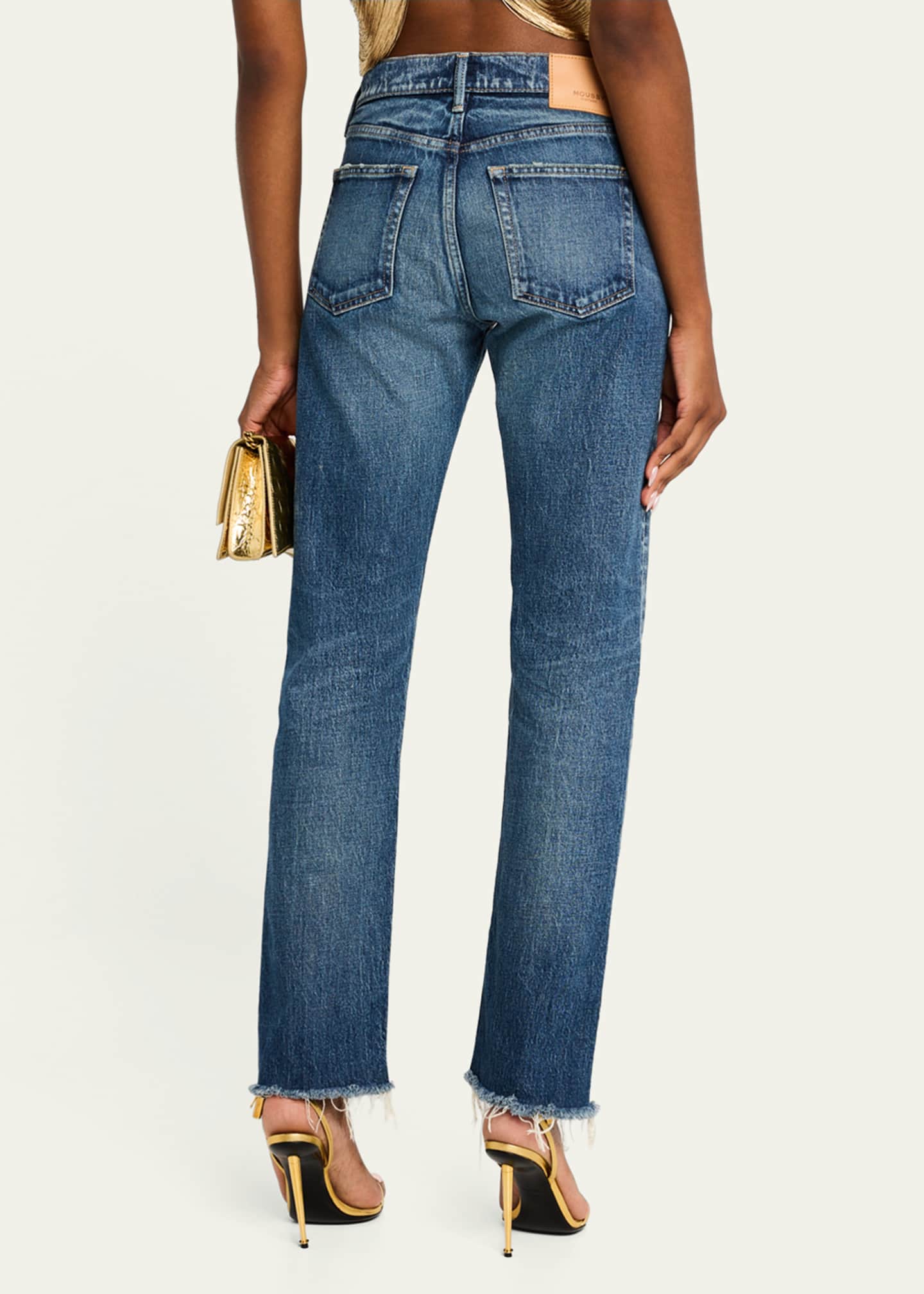 MOUSSY VINTAGE Florahome Slim Straight Jeans - Bergdorf Goodman