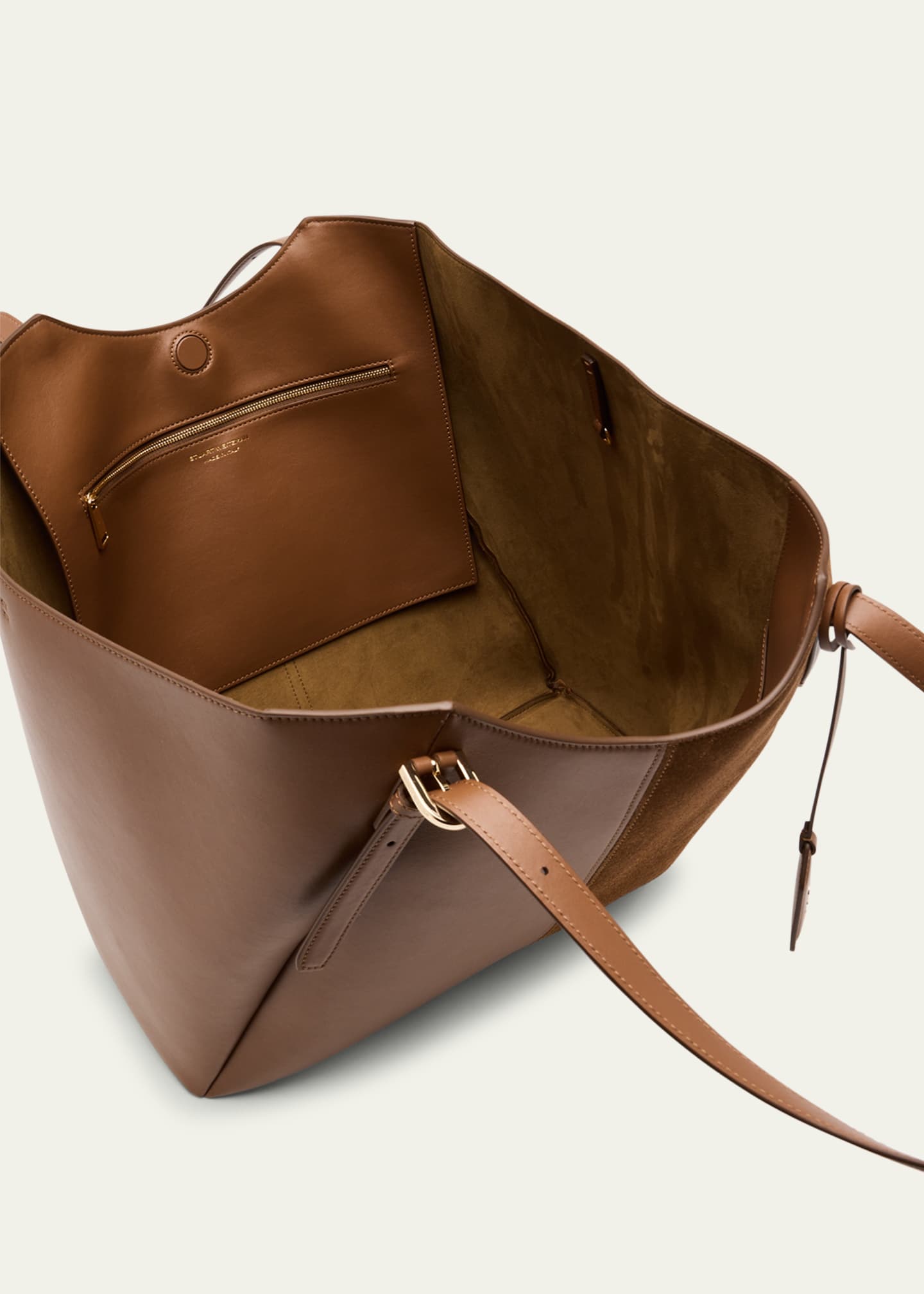 Stuart Weitzman 5050 Gogo Leather & Suede Tote Bag - Bergdorf Goodman