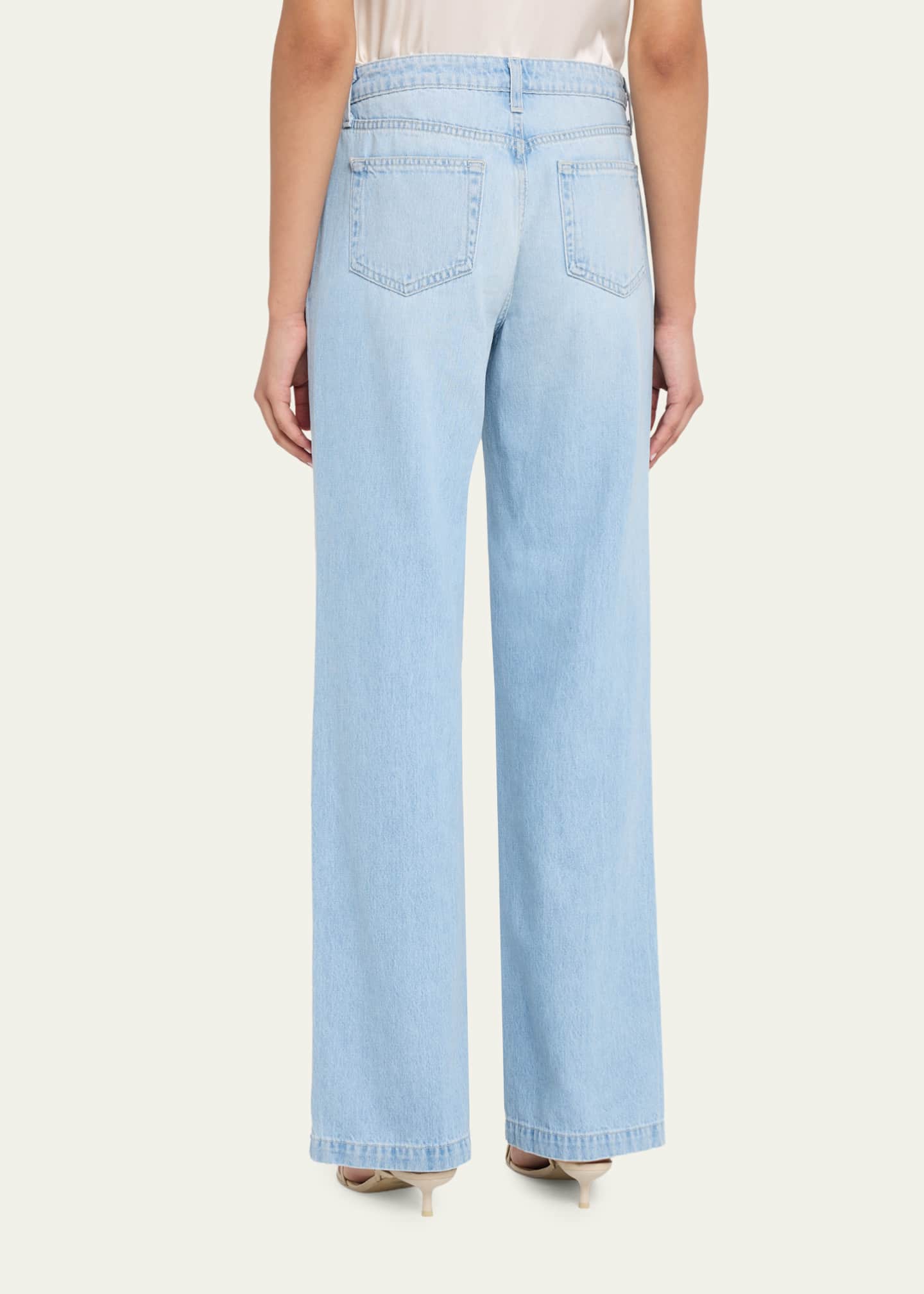 L'Agence Clayton High-Rise Wide-Leg Jeans - Bergdorf Goodman