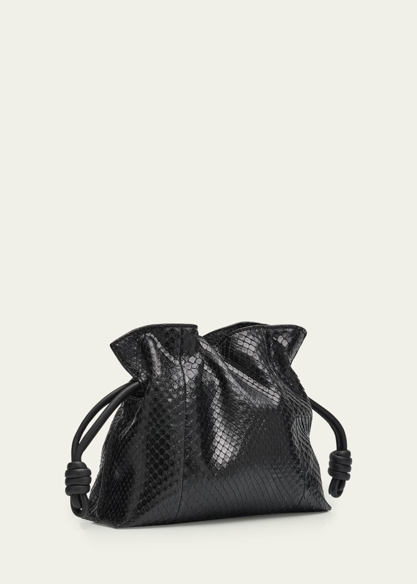 Loewe Flamenco Mini Clutch Bag in Python - Bergdorf Goodman