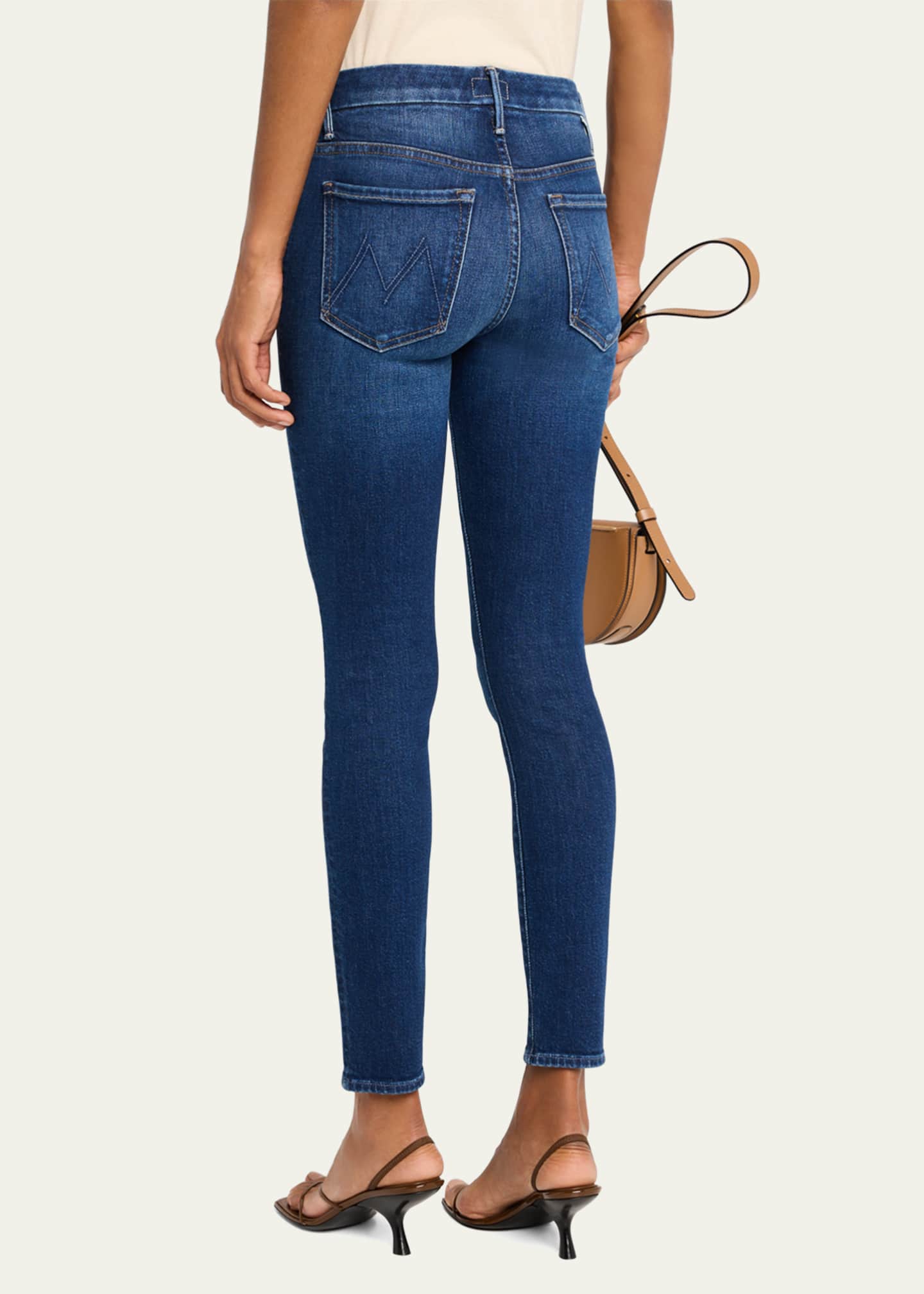 MOTHER The High Waisted Looker Ankle Jeans - Bergdorf Goodman