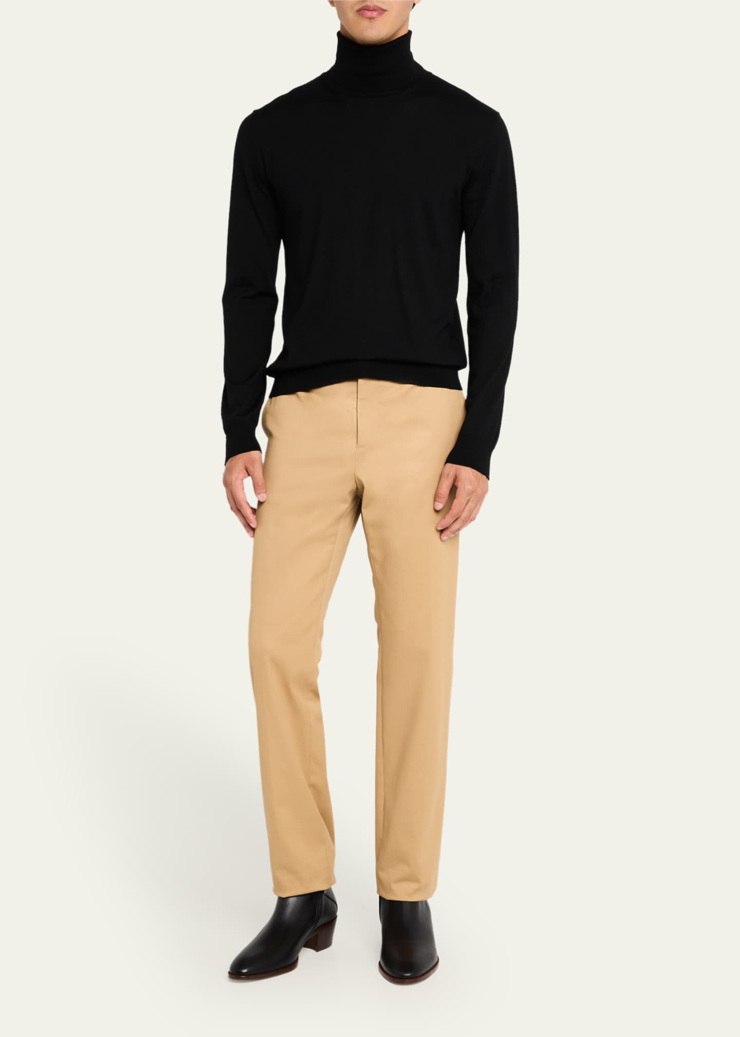 Valentino Garavani Men's Pat Leather Side-Buckle Booties - Bergdorf Goodman