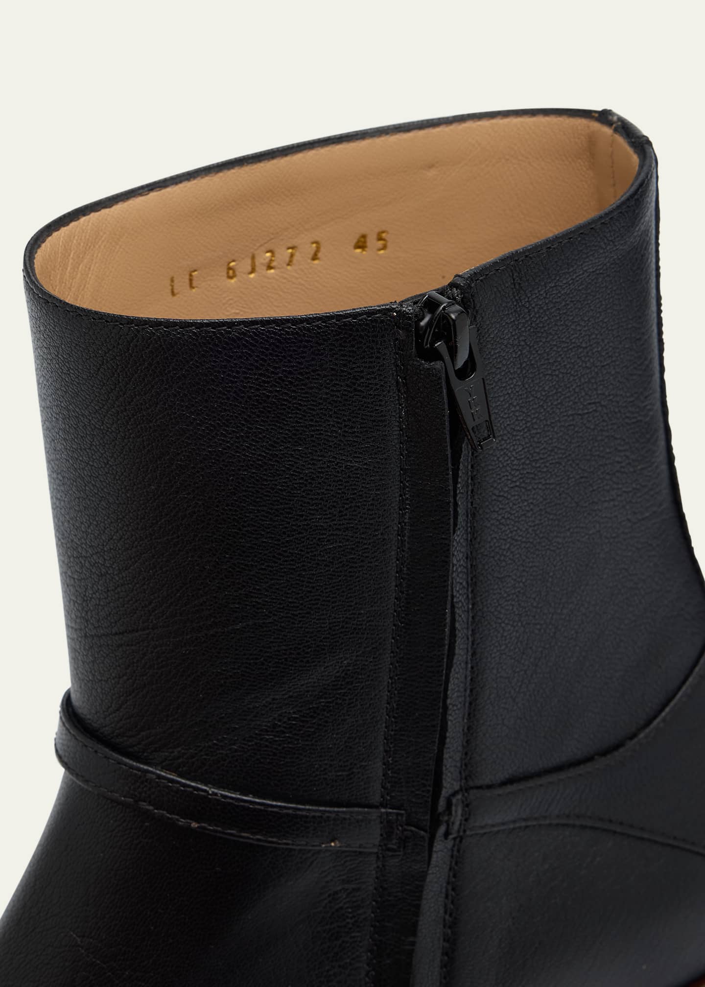 Valentino Garavani Men's Pat Leather Side-Buckle Booties - Bergdorf Goodman