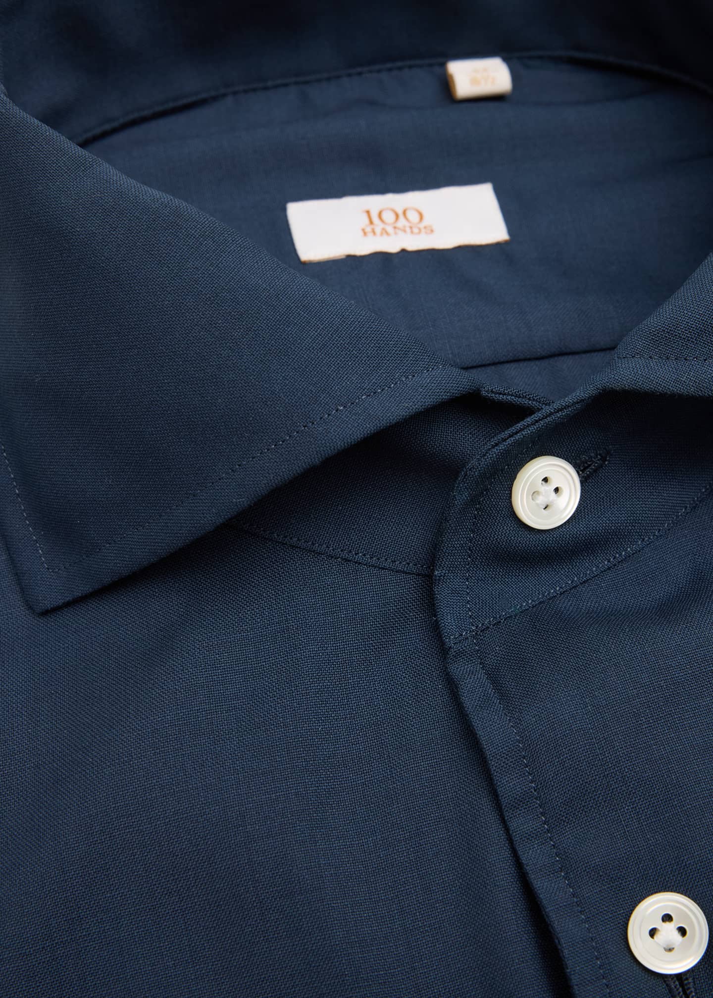 100Hands Men's Wool Poplin Sport Shirt - Bergdorf Goodman