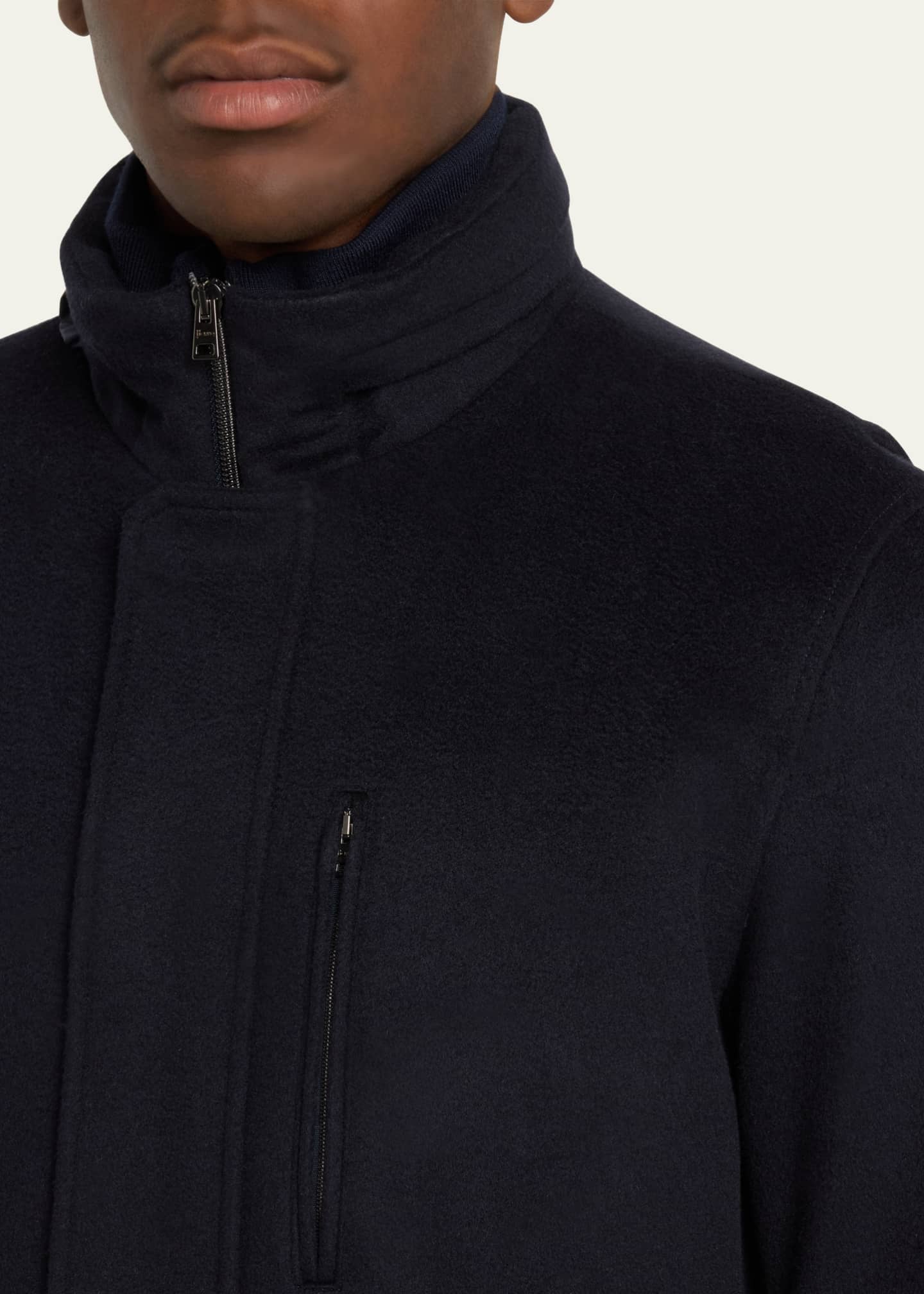 Herno Men's Zip Wool-Cashmere Field Jacket - Bergdorf Goodman