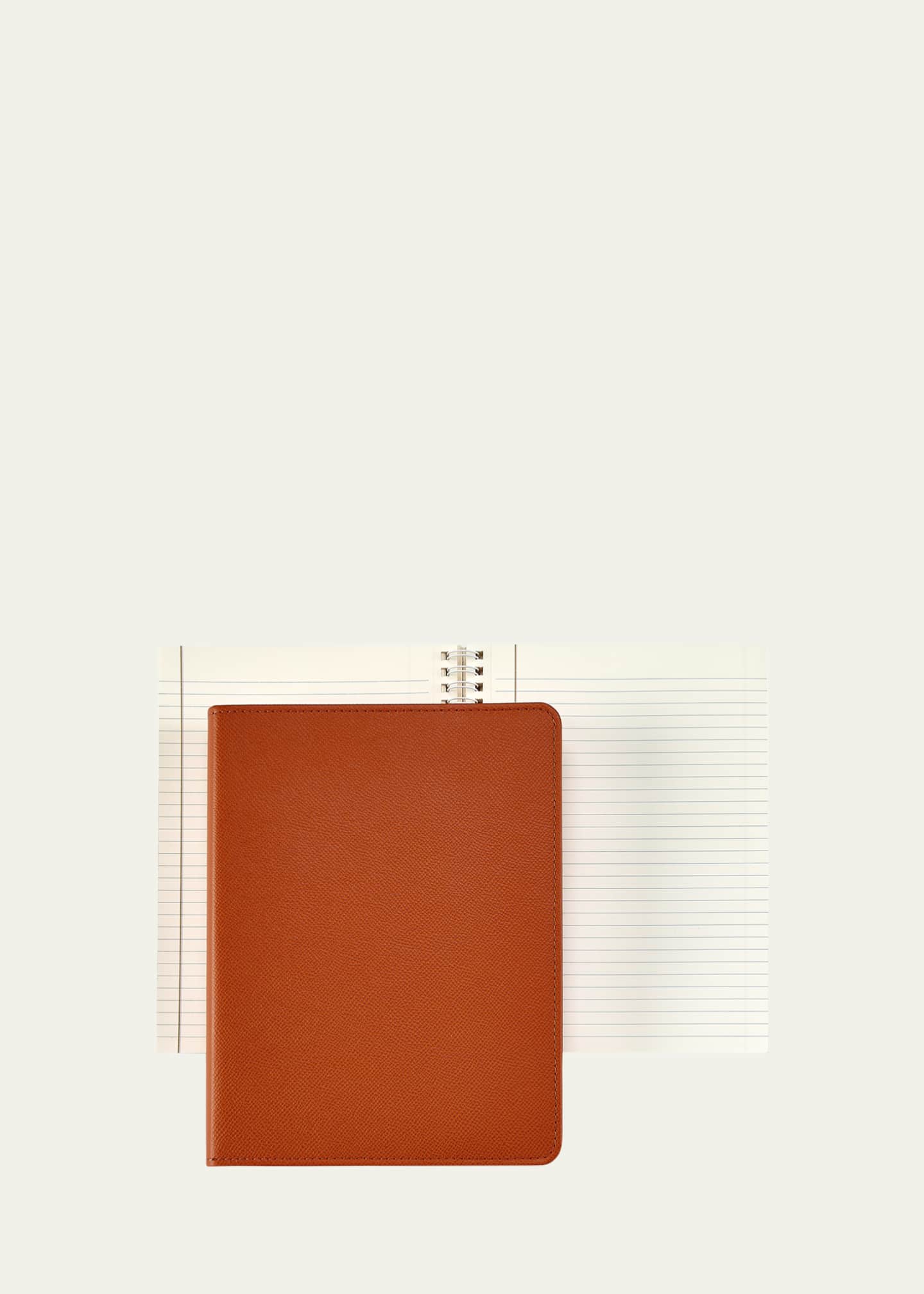Graphic Image 9" Refillable Leather Notebook - Bergdorf Goodman
