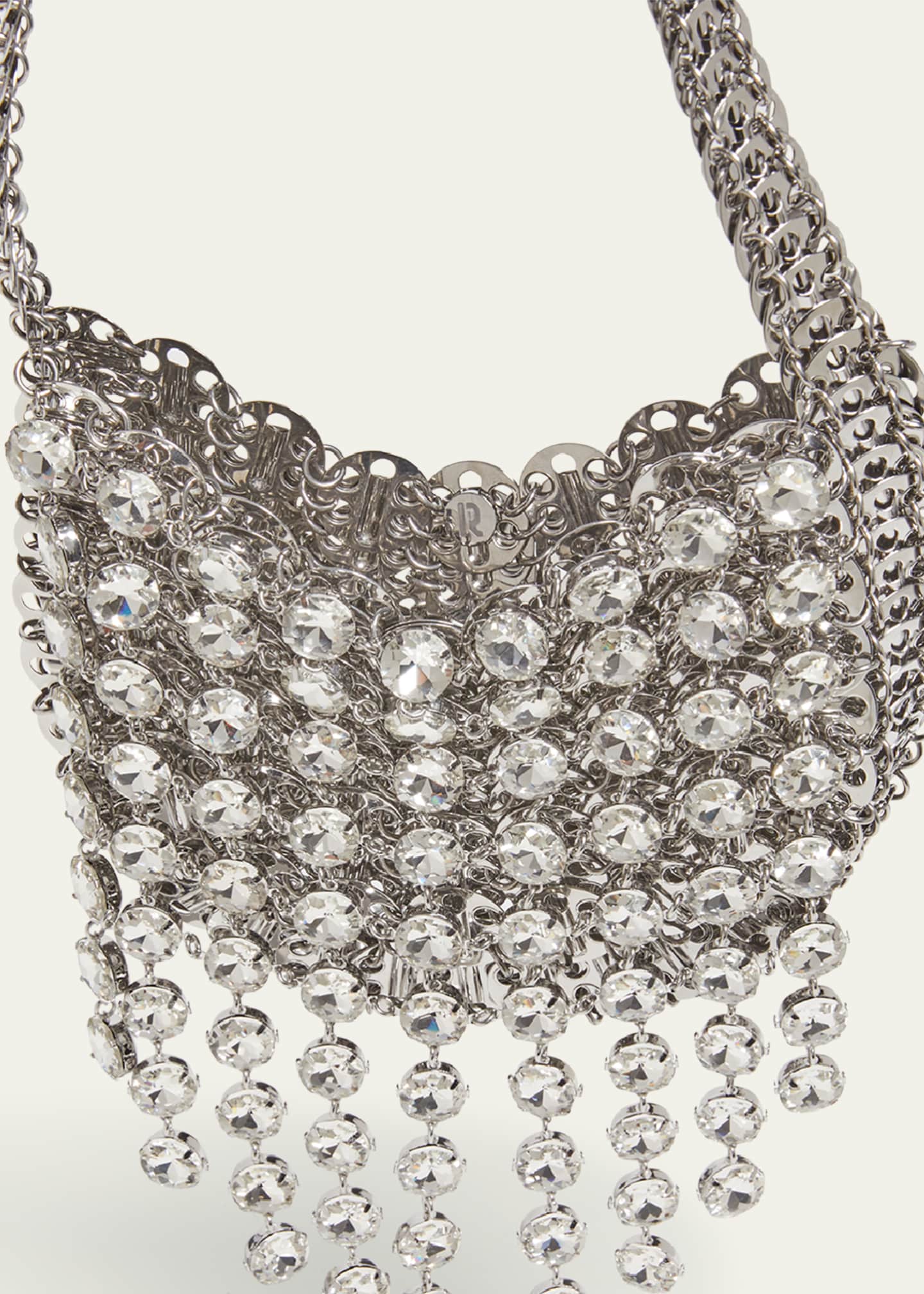 Rabanne 1969 Moon Strass Filet Shoulder Bag - Bergdorf Goodman