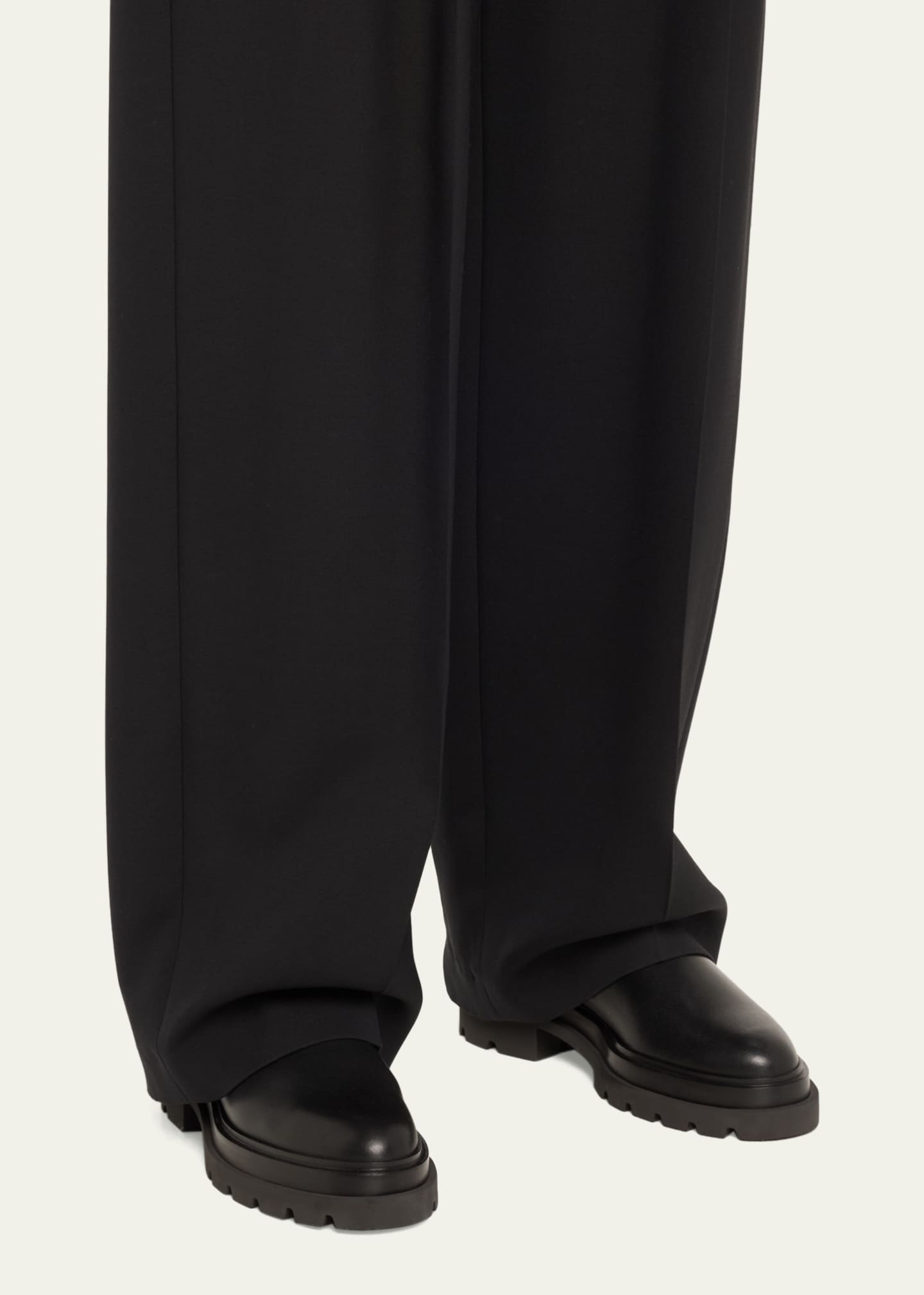 Santoni Forestlow Leather Chelsea Booties - Bergdorf Goodman