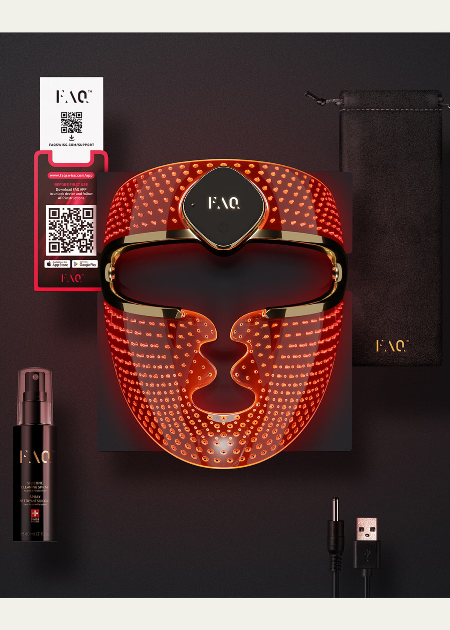 Foreo FAQ 202 Wireless Silicone LED Face Mask - Bergdorf Goodman