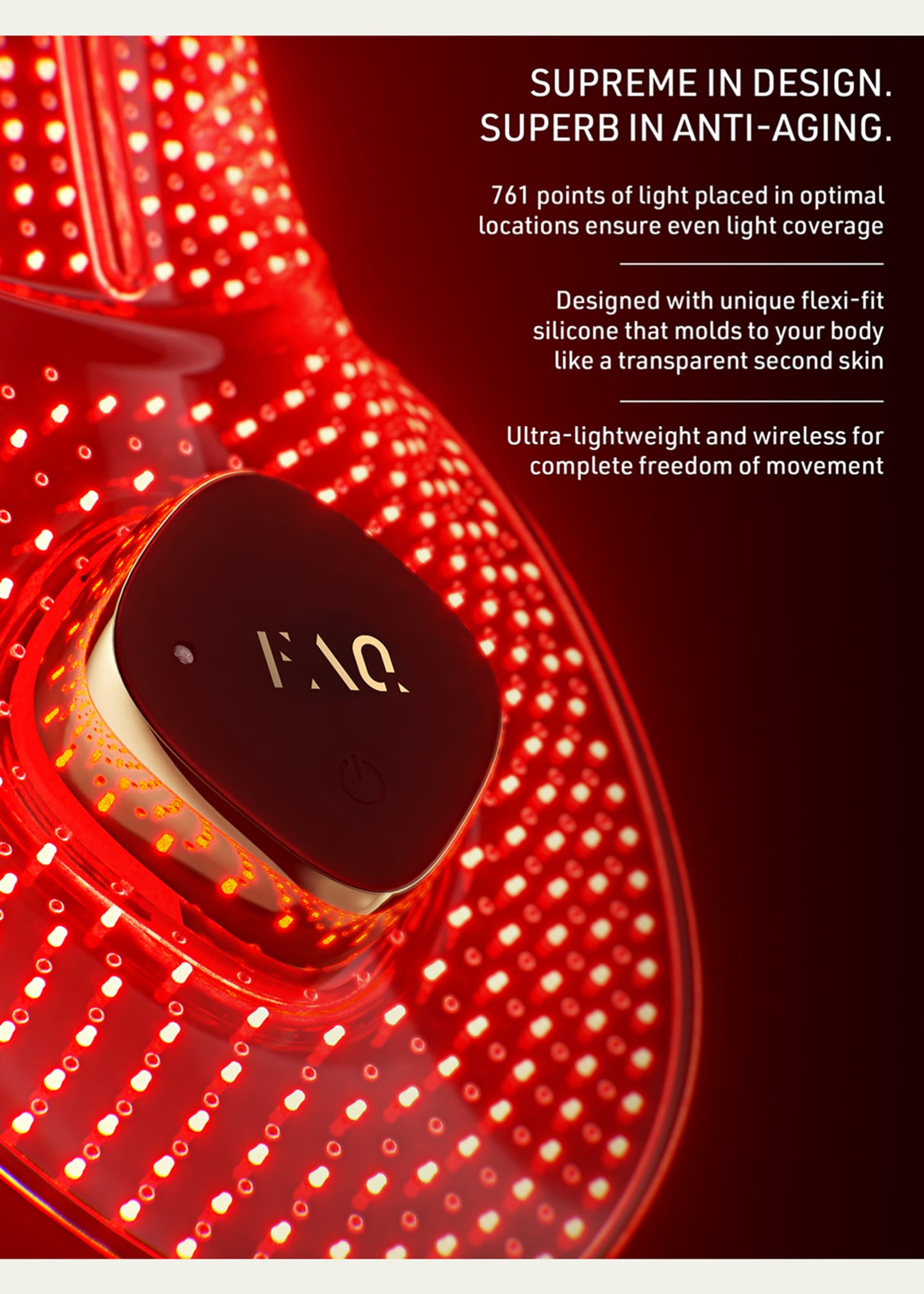 Foreo FAQ 211 Silicone LED Neck & Dcollet Mask - Bergdorf Goodman