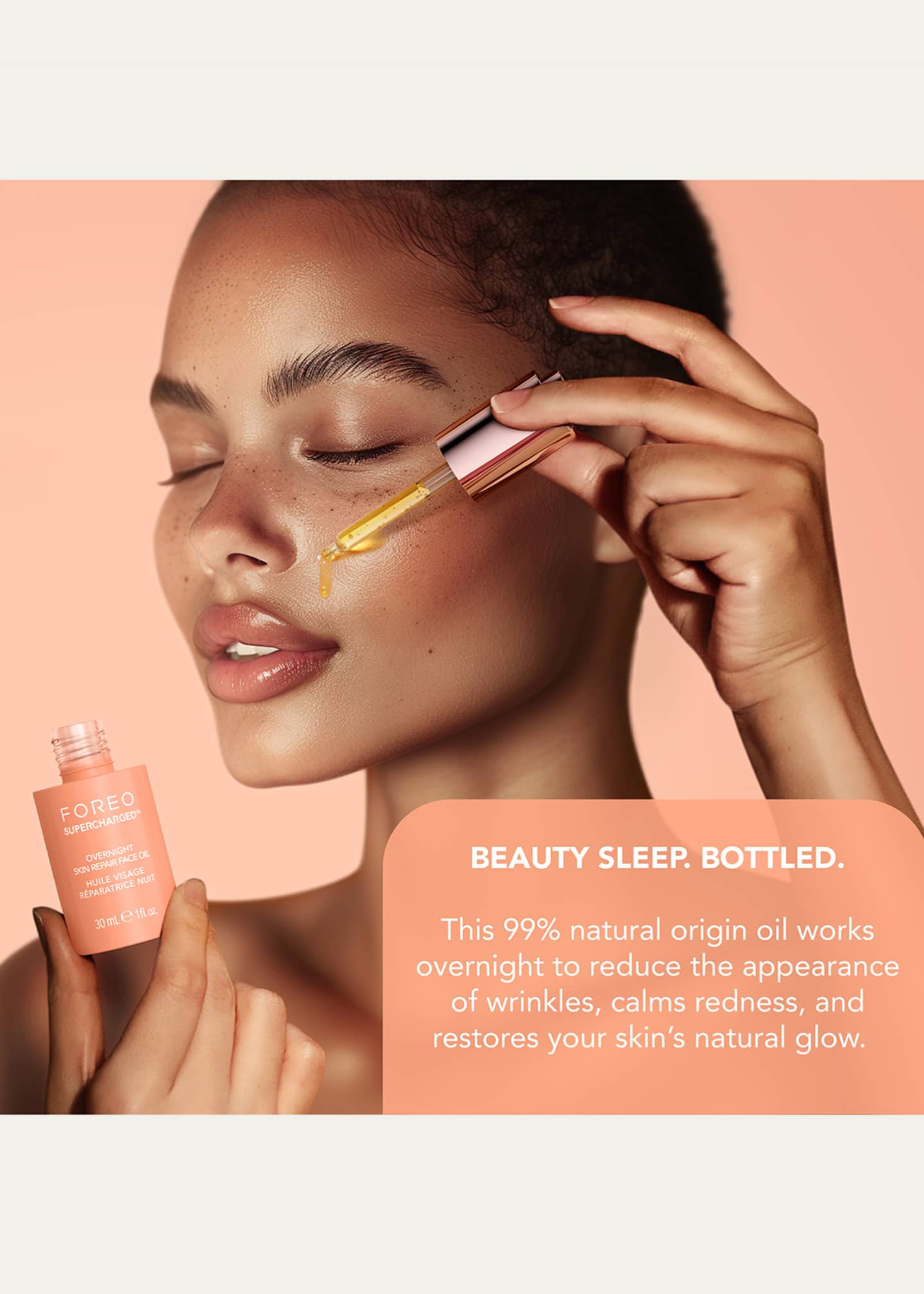 Foreo SUPERCHARGED Overnight Skin Repair Face Oil, 1 oz. - Bergdorf Goodman