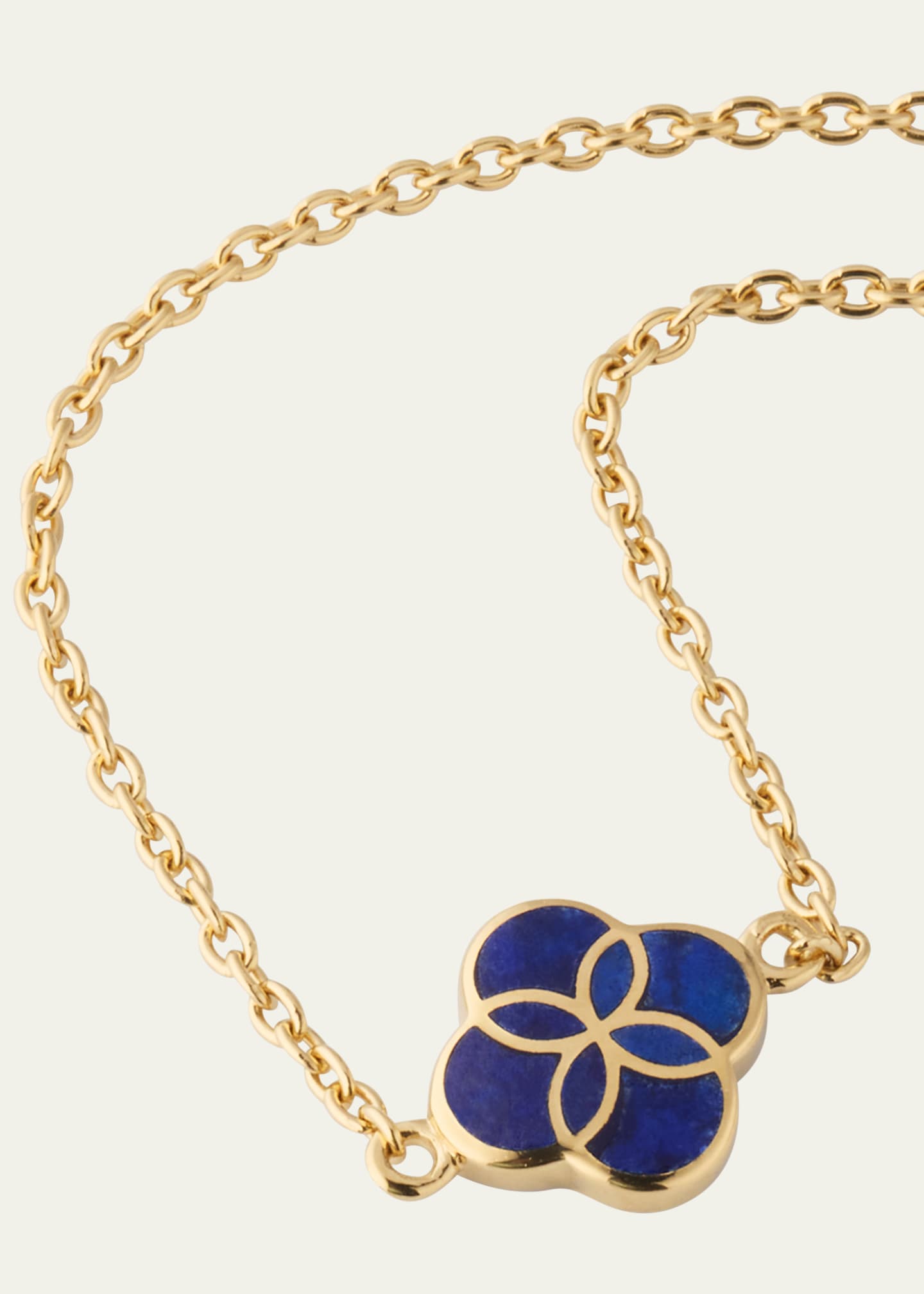 Jan Leslie Single Petal Gemstone Station Necklace - Bergdorf Goodman