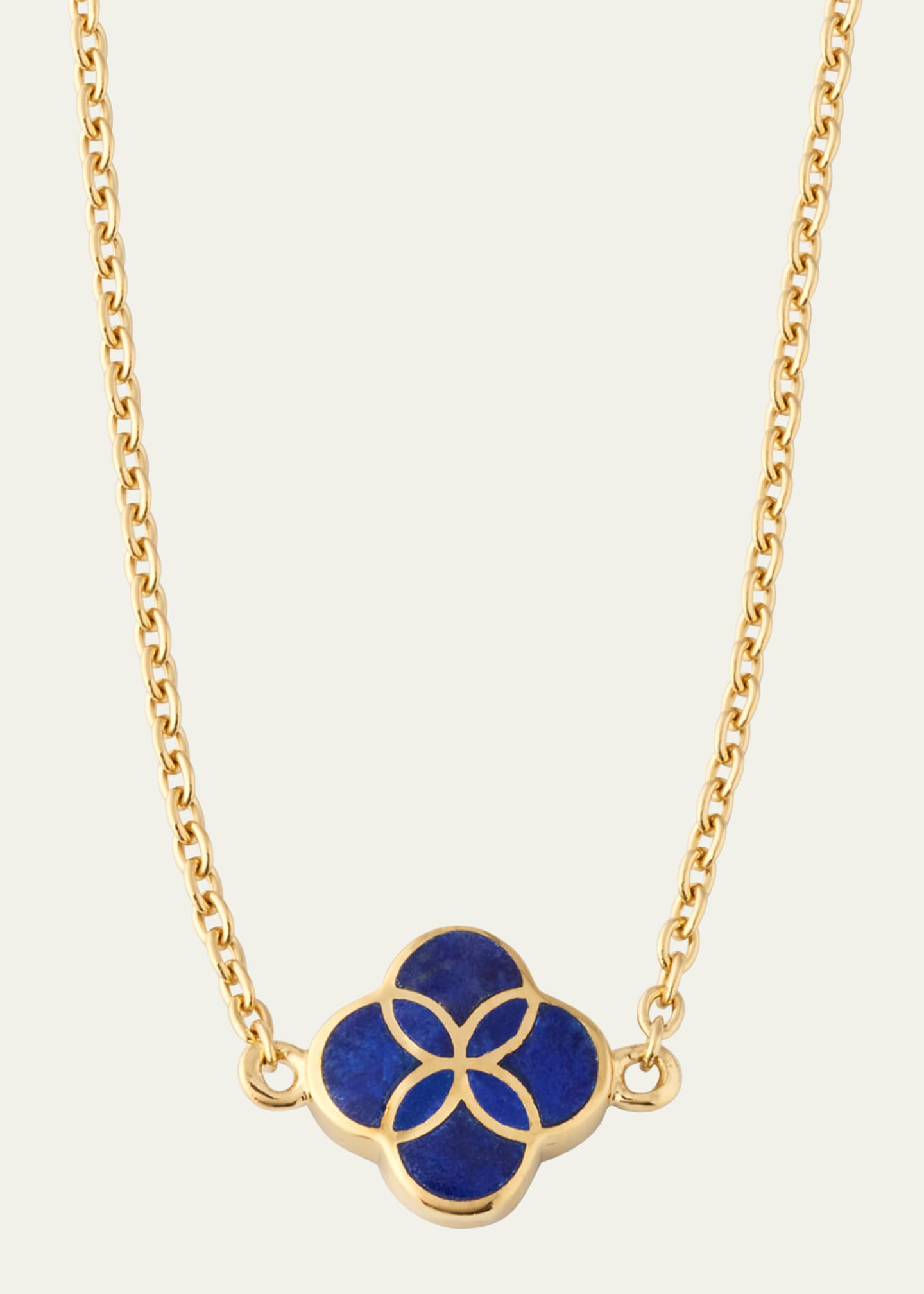 Jan Leslie Single Petal Gemstone Station Necklace - Bergdorf Goodman