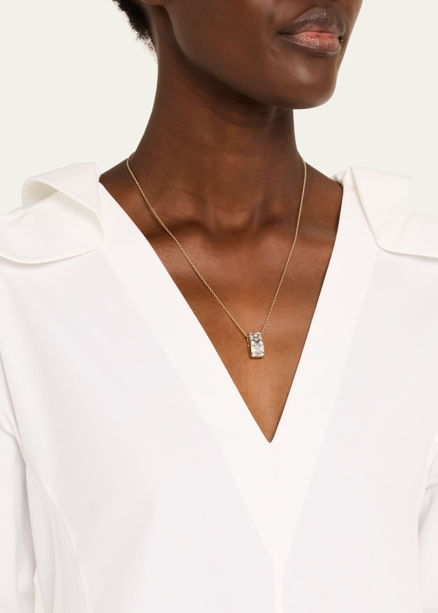 Jan Leslie Petal Mother of Pearl Pendant Necklace - Bergdorf Goodman