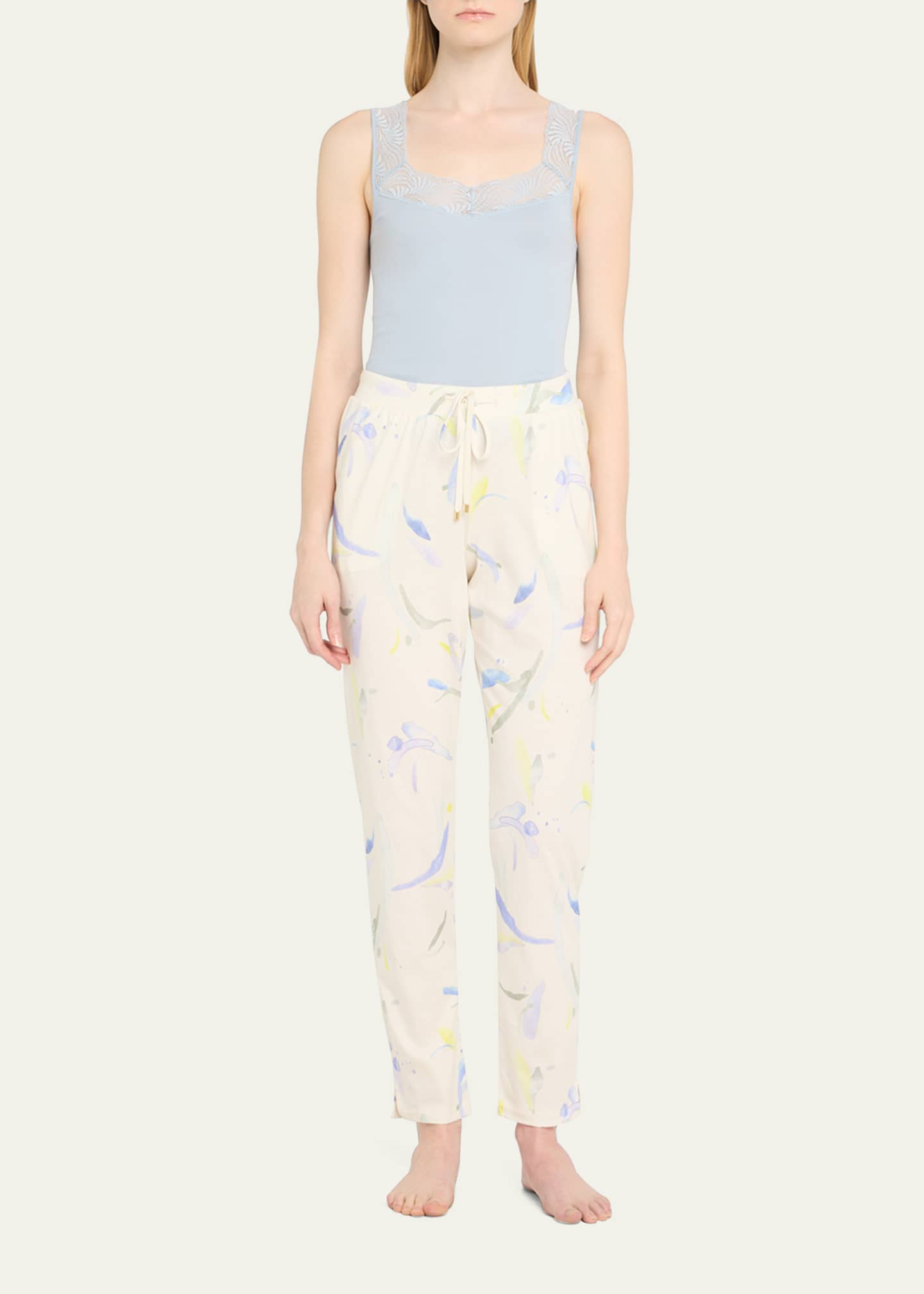Hanro Cotton Delight Lace-Trim Tank Top - Bergdorf Goodman