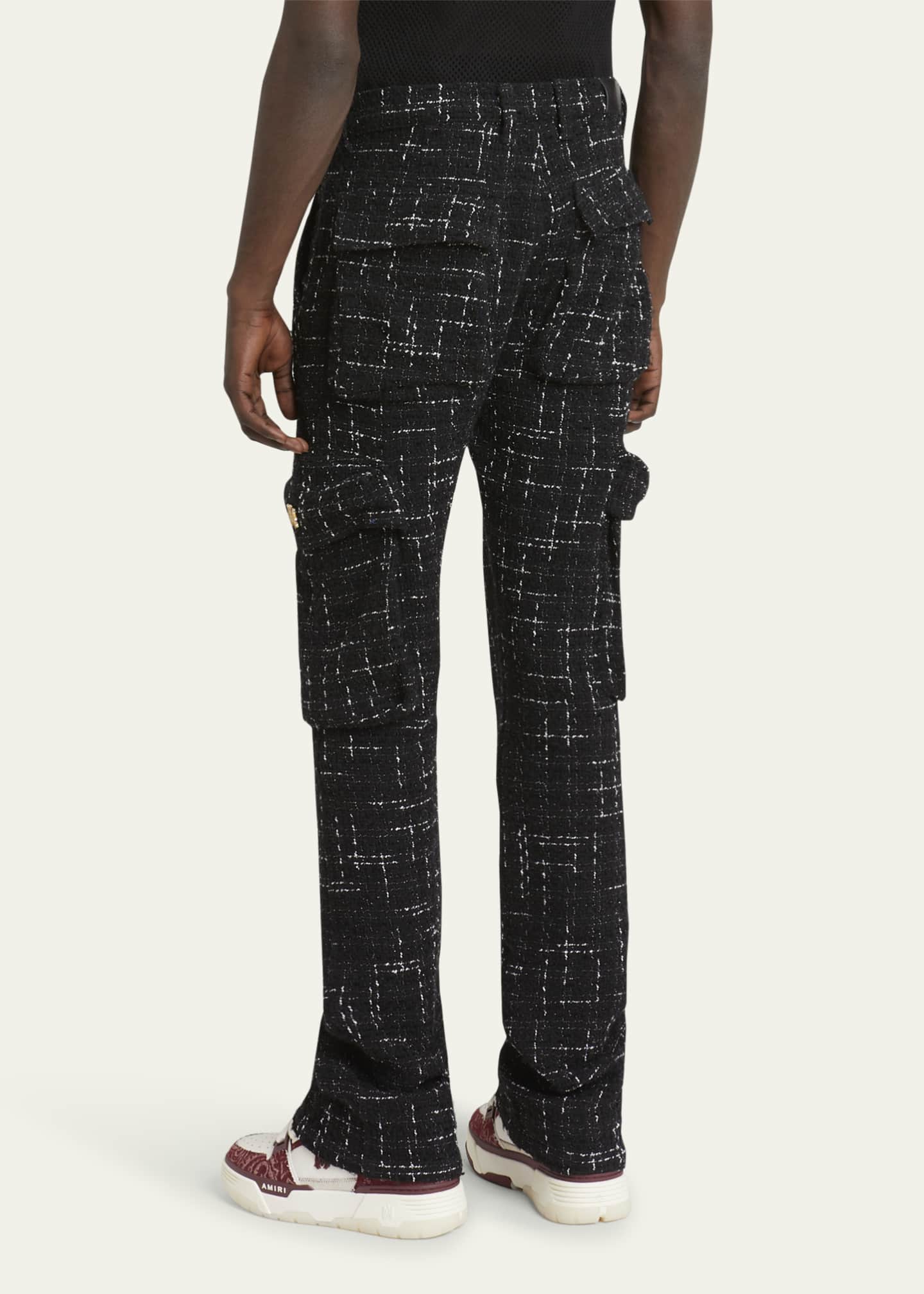 Amiri Men's Boucle Tweed Cargo Pants - Bergdorf Goodman