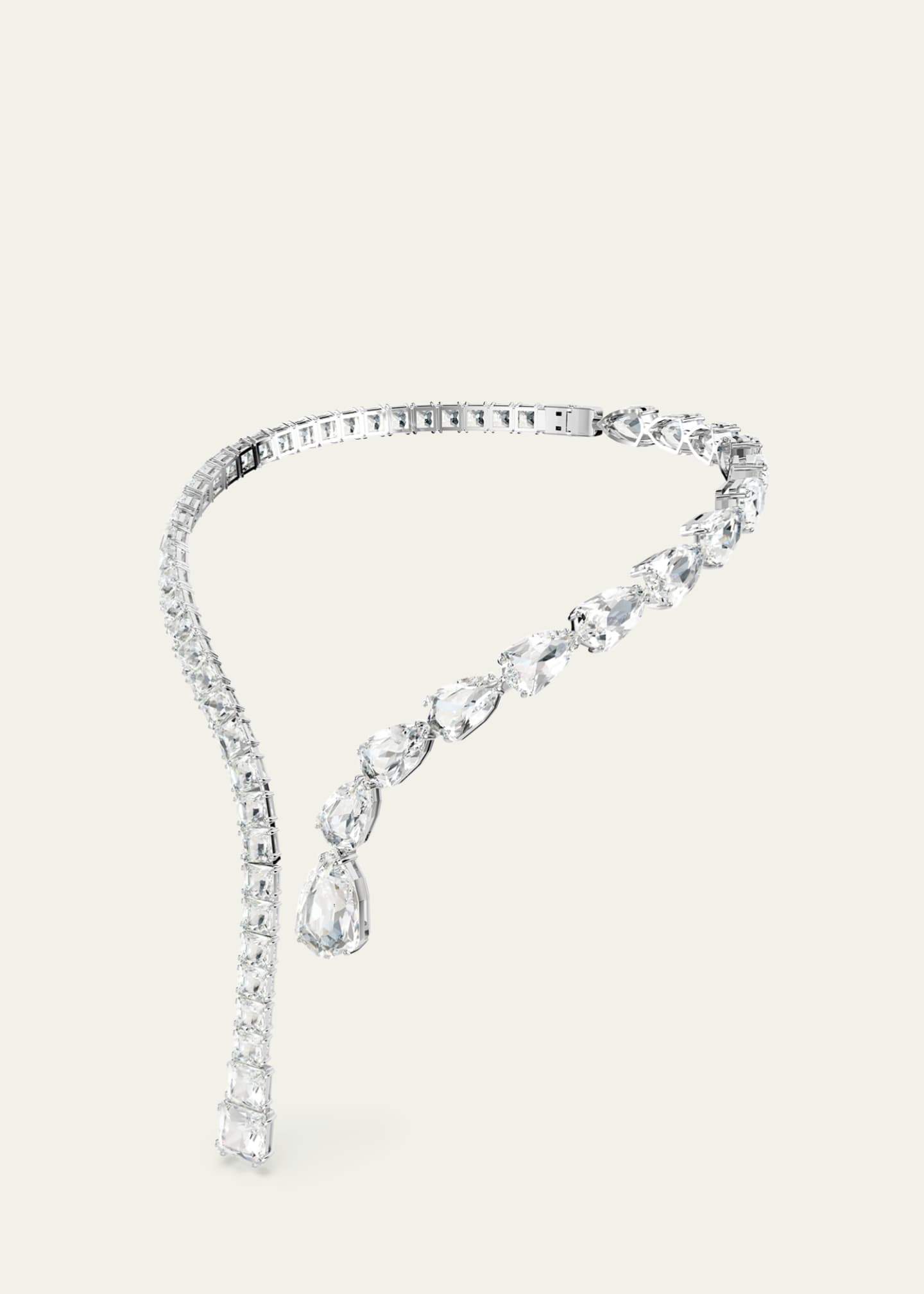 SWAROVSKI Matrix Mix-Cut Crystal Open Necklace - Bergdorf Goodman