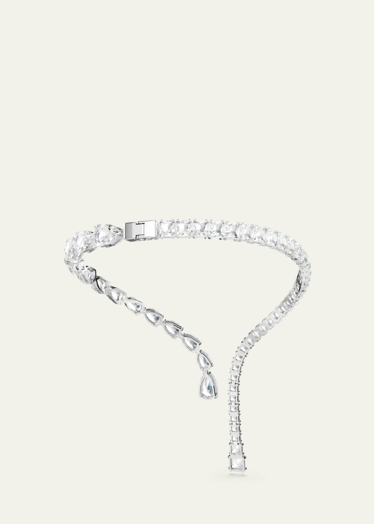 SWAROVSKI Matrix Mix-Cut Crystal Open Necklace - Bergdorf Goodman