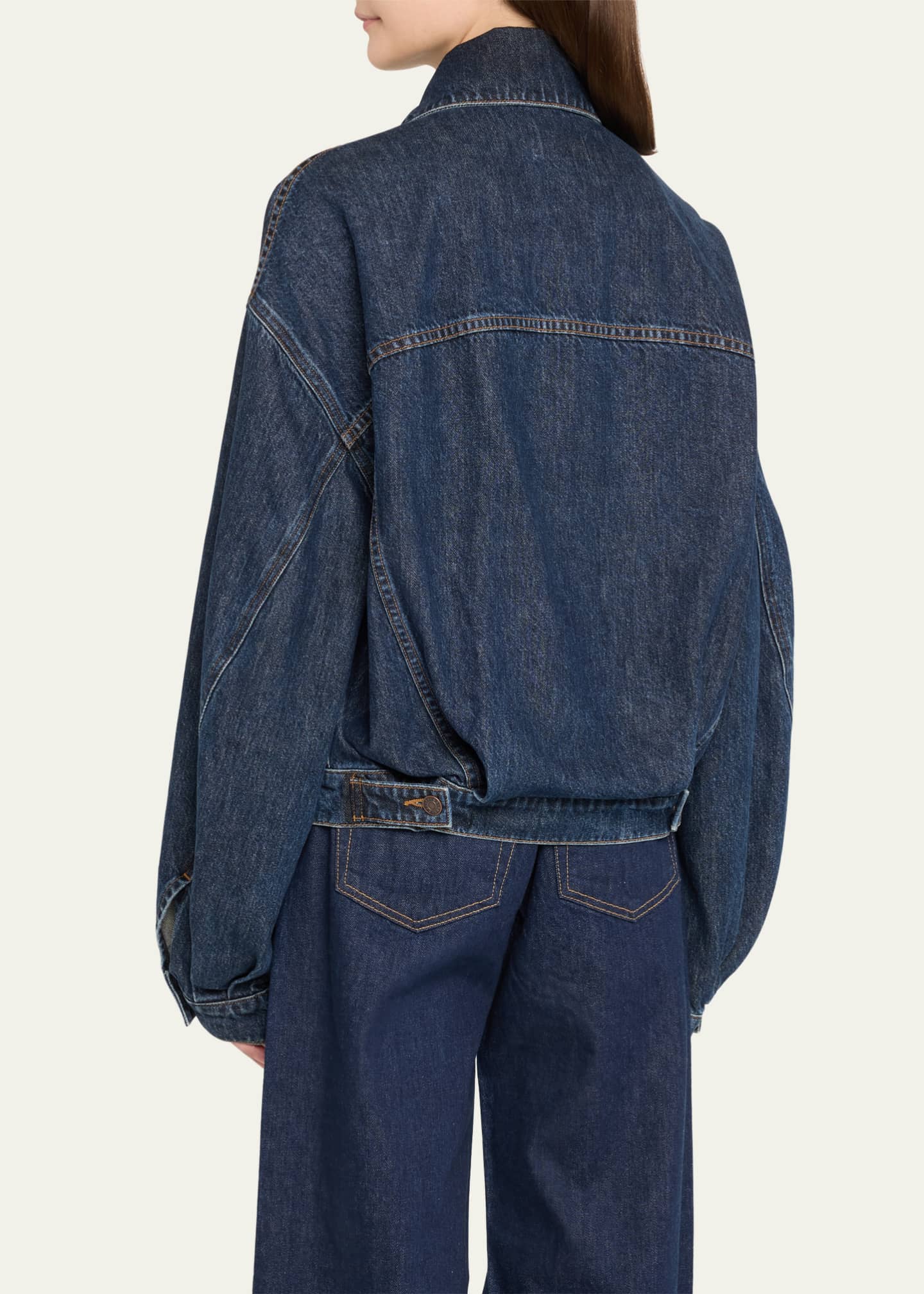 AGOLDE Dalton Denim Balloon Jacket - Bergdorf Goodman