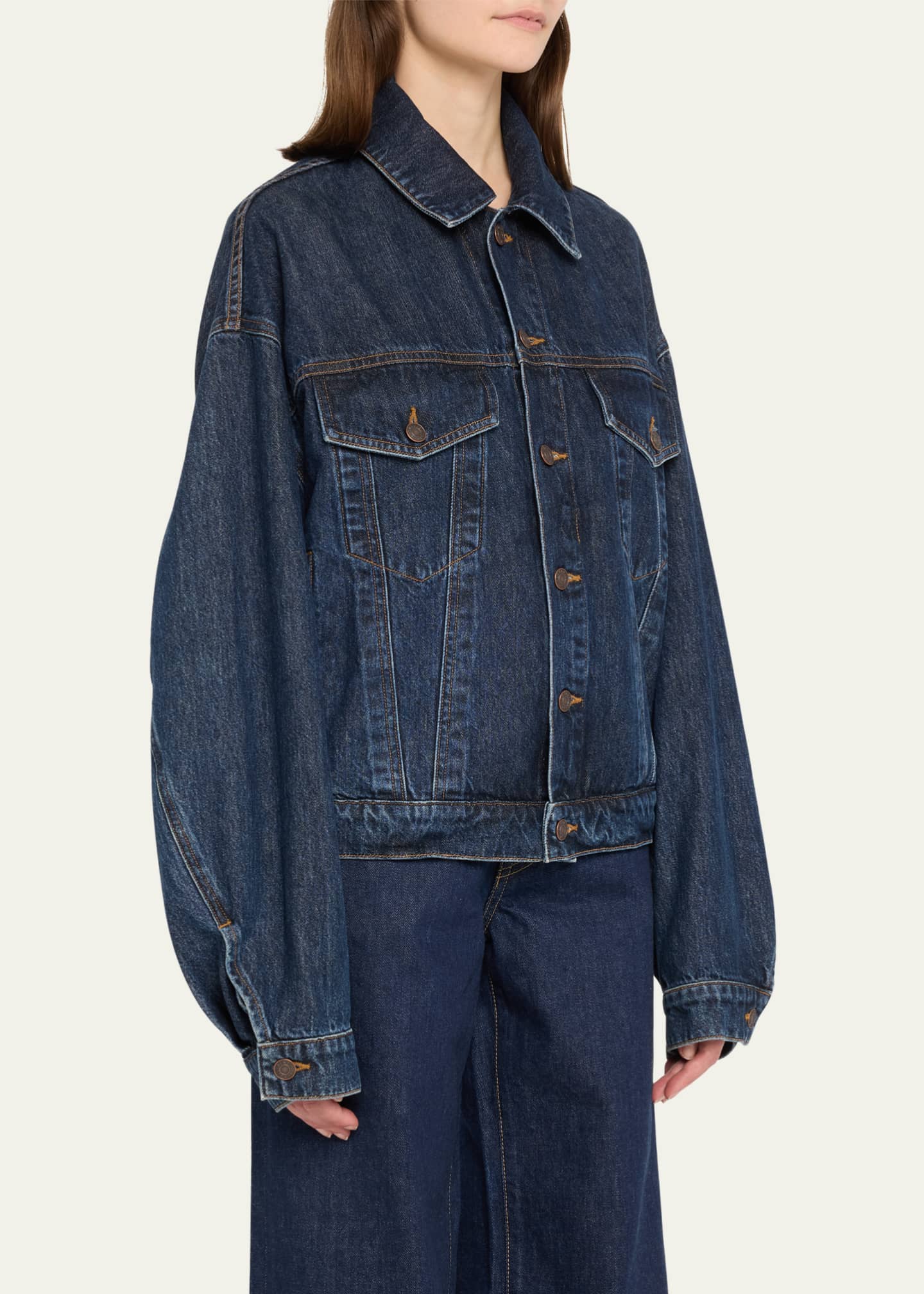 AGOLDE Dalton Denim Balloon Jacket - Bergdorf Goodman