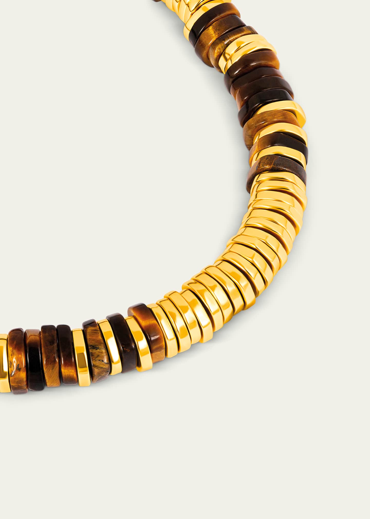 Tateossian Men's 18k Gold-Plated Tiger's Eye Constellation Beaded ...