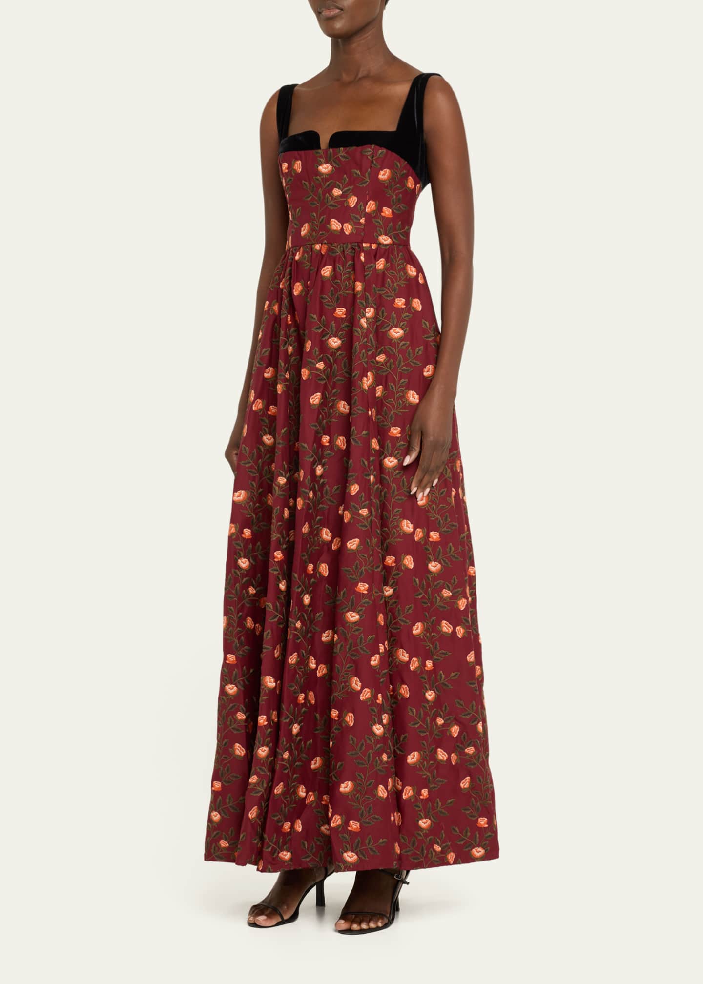 Agua by Agua Bendita Jaspe Sueno Embroidered Maxi Dress - Bergdorf Goodman