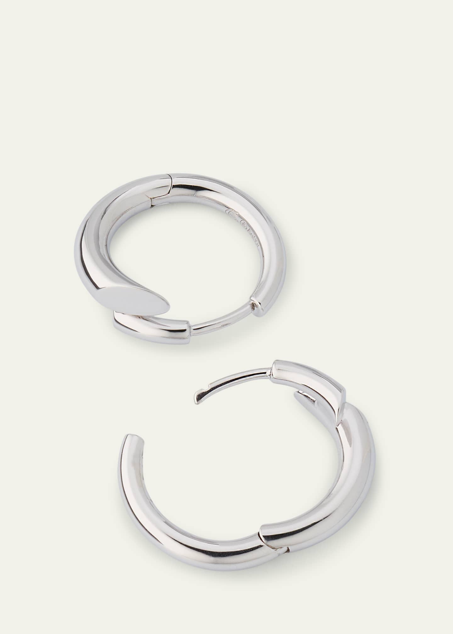 Charlotte Chesnais Creoles Biseau Hoop Earrings - Bergdorf Goodman