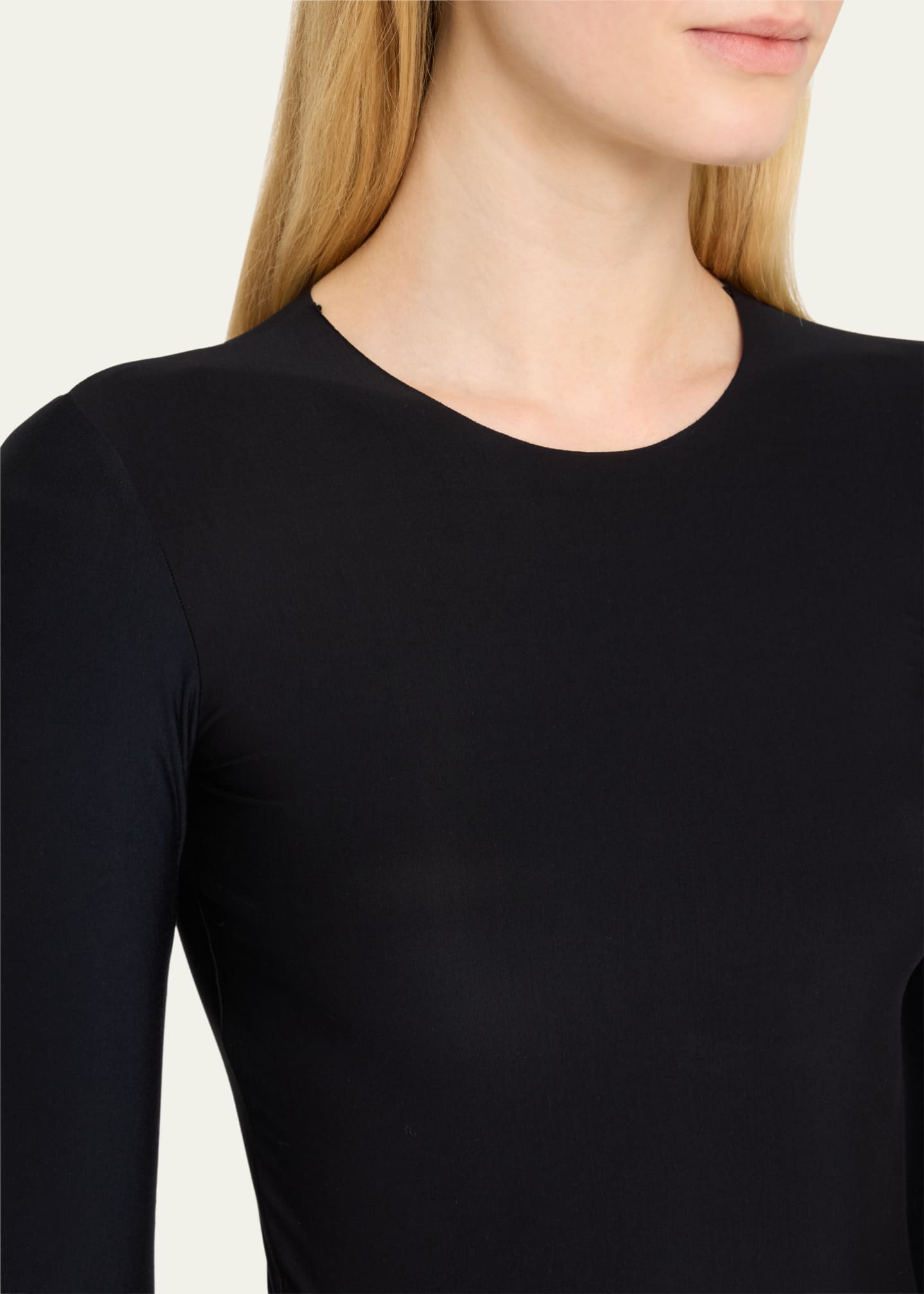 Commando Butter Long-Sleeve Crewneck Thong Bodysuit - Bergdorf Goodman