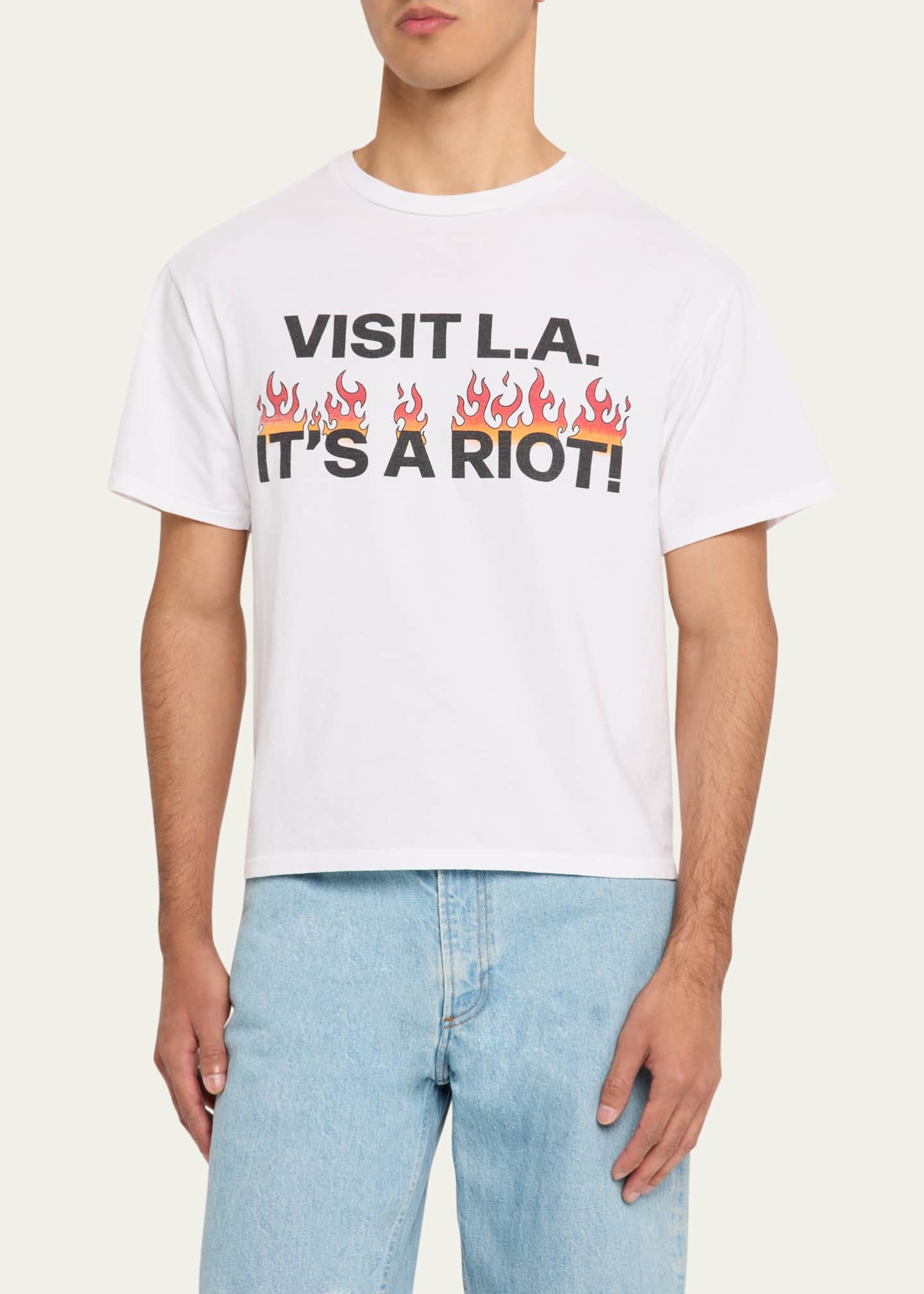 GALLERY DEPARTMENT Men's L.A. Riot Jersey T-Shirt - Bergdorf Goodman