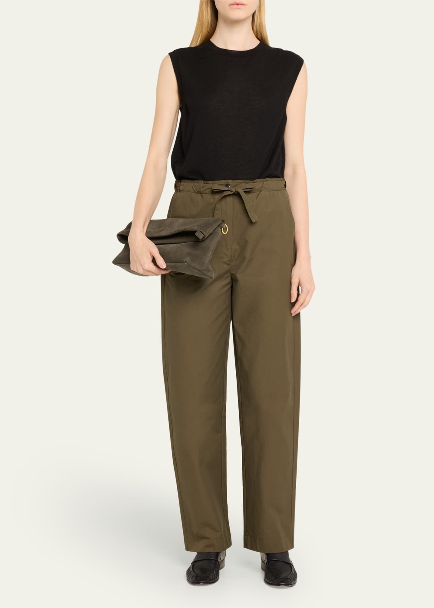 SIMKHAI Phoenix Fold-Over Flap Suede Tote Bag - Bergdorf Goodman