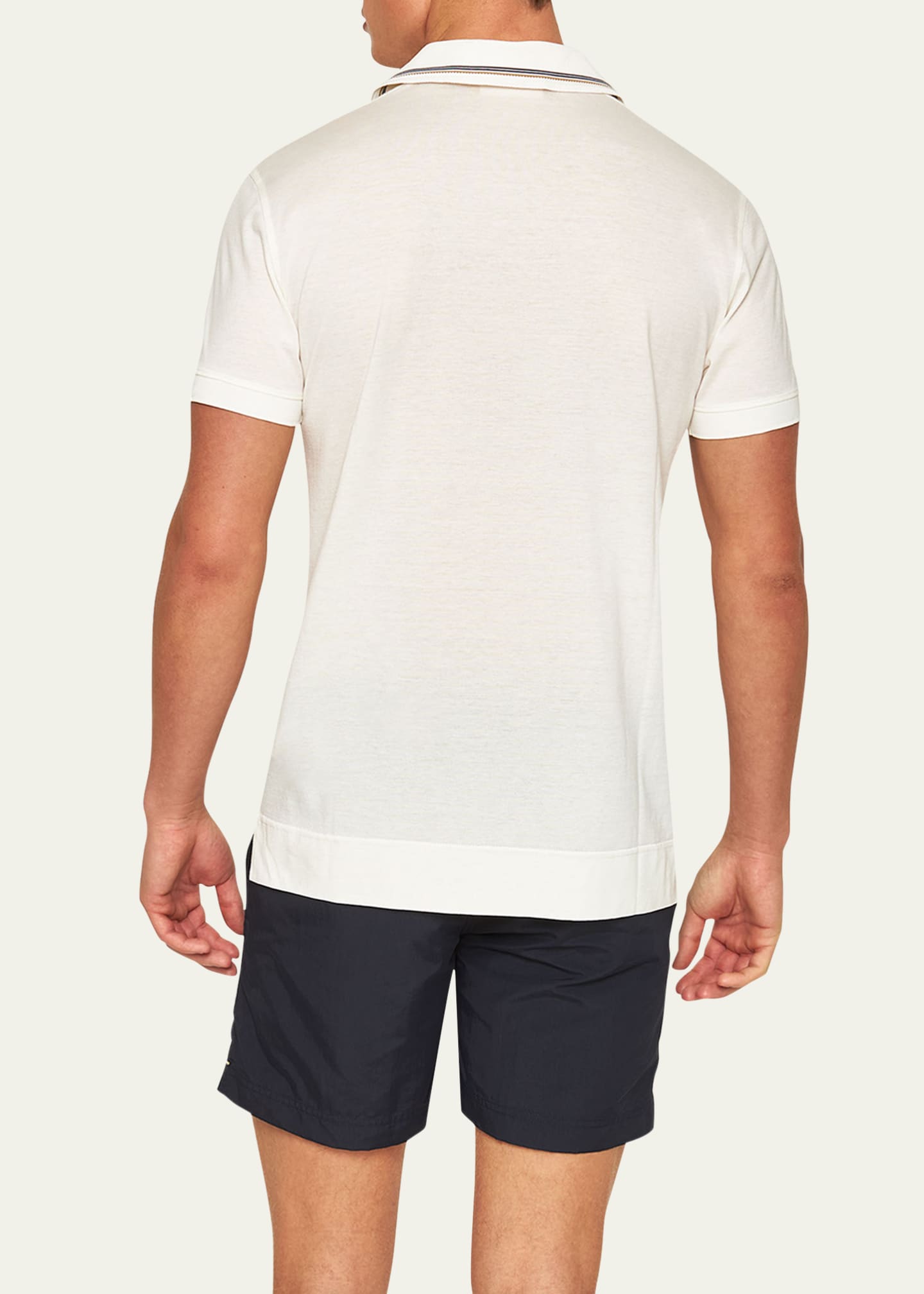 Orlebar Brown Men's Dominic Ribbon Tipping Polo Shirt - Bergdorf Goodman