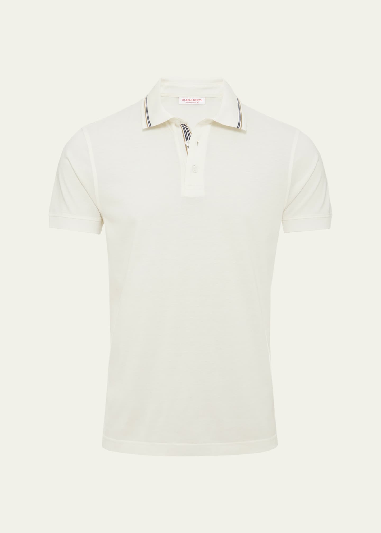 Orlebar Brown Men's Dominic Ribbon Tipping Polo Shirt - Bergdorf Goodman