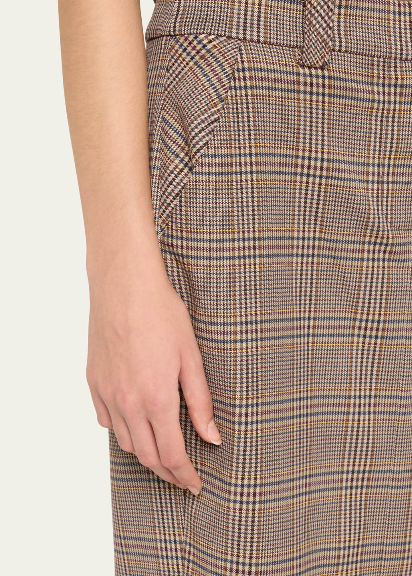 Ramy Brook Clarissa Plaid Midi Skirt - Bergdorf Goodman