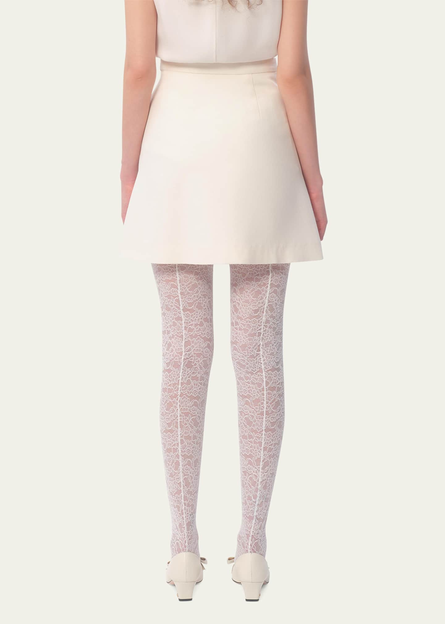 Valentino Garavani Brooch Wool Mini Skirt - Bergdorf Goodman