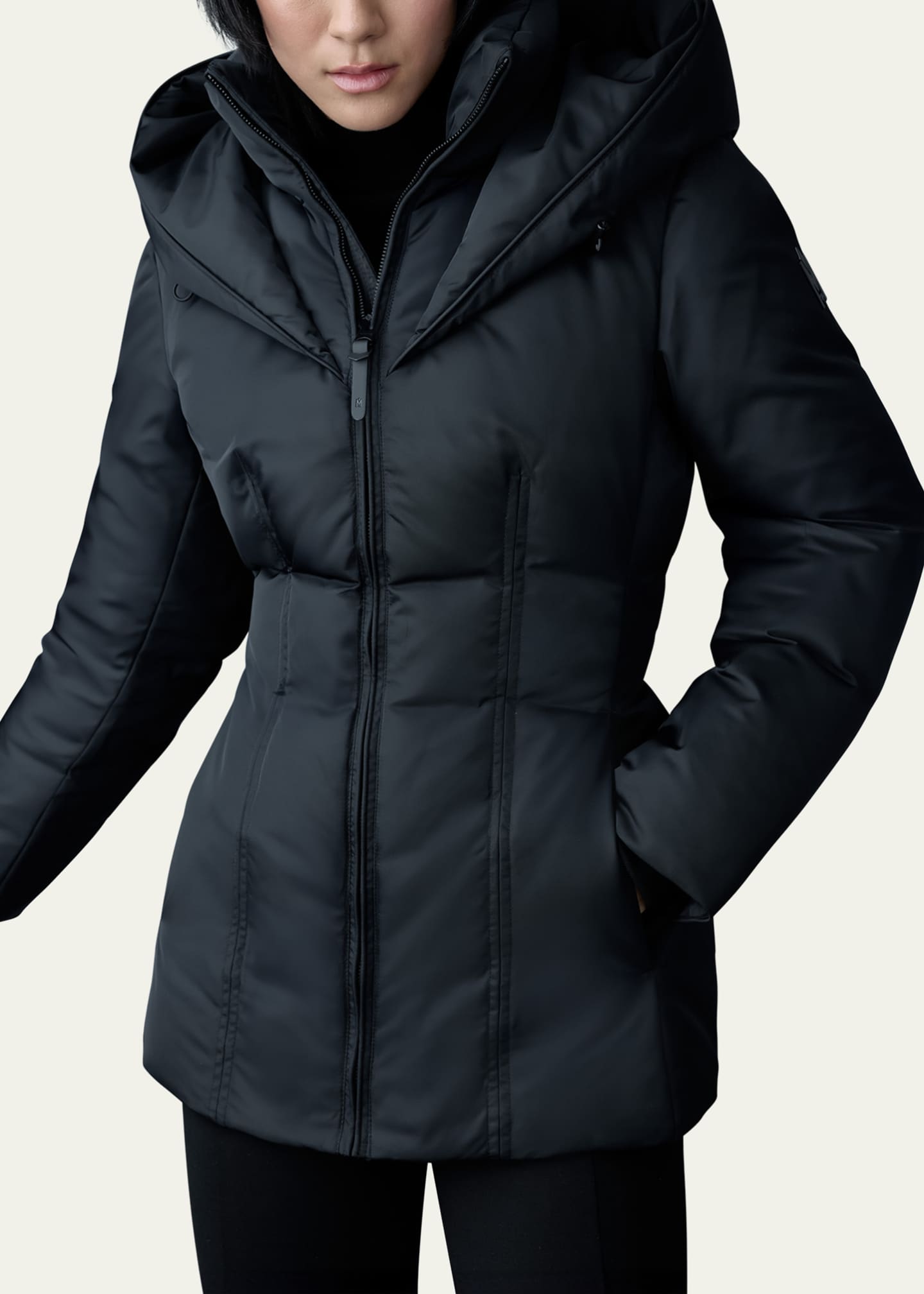 Mackage Alana Down Puffer Jacket with Hood - Bergdorf Goodman
