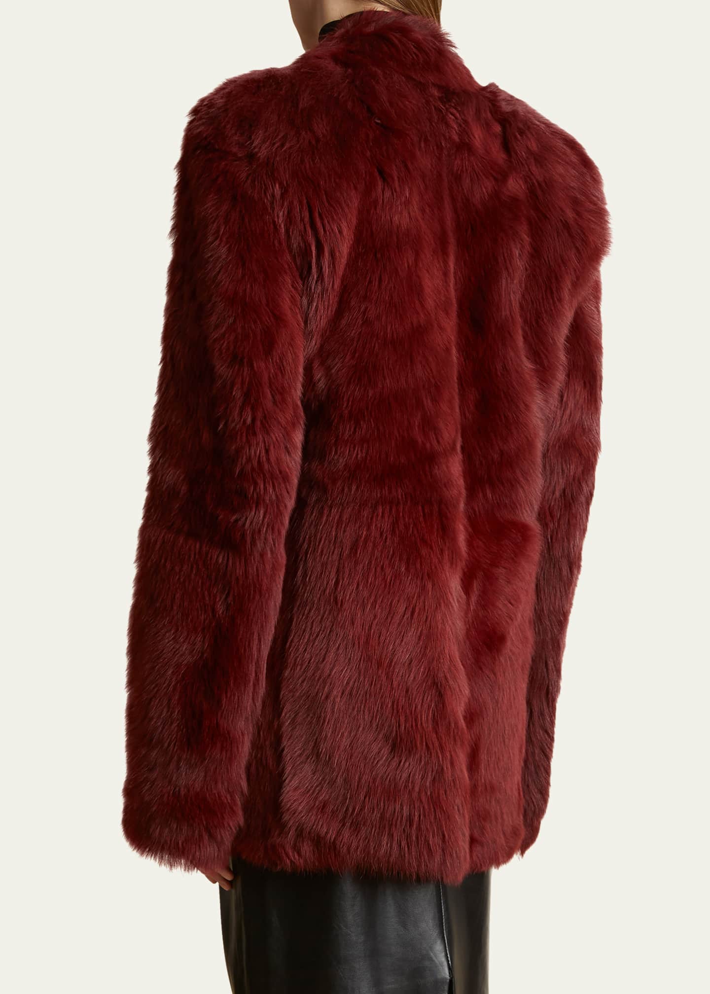 Khaite Willow Tailored Shearling Blazer - Bergdorf Goodman